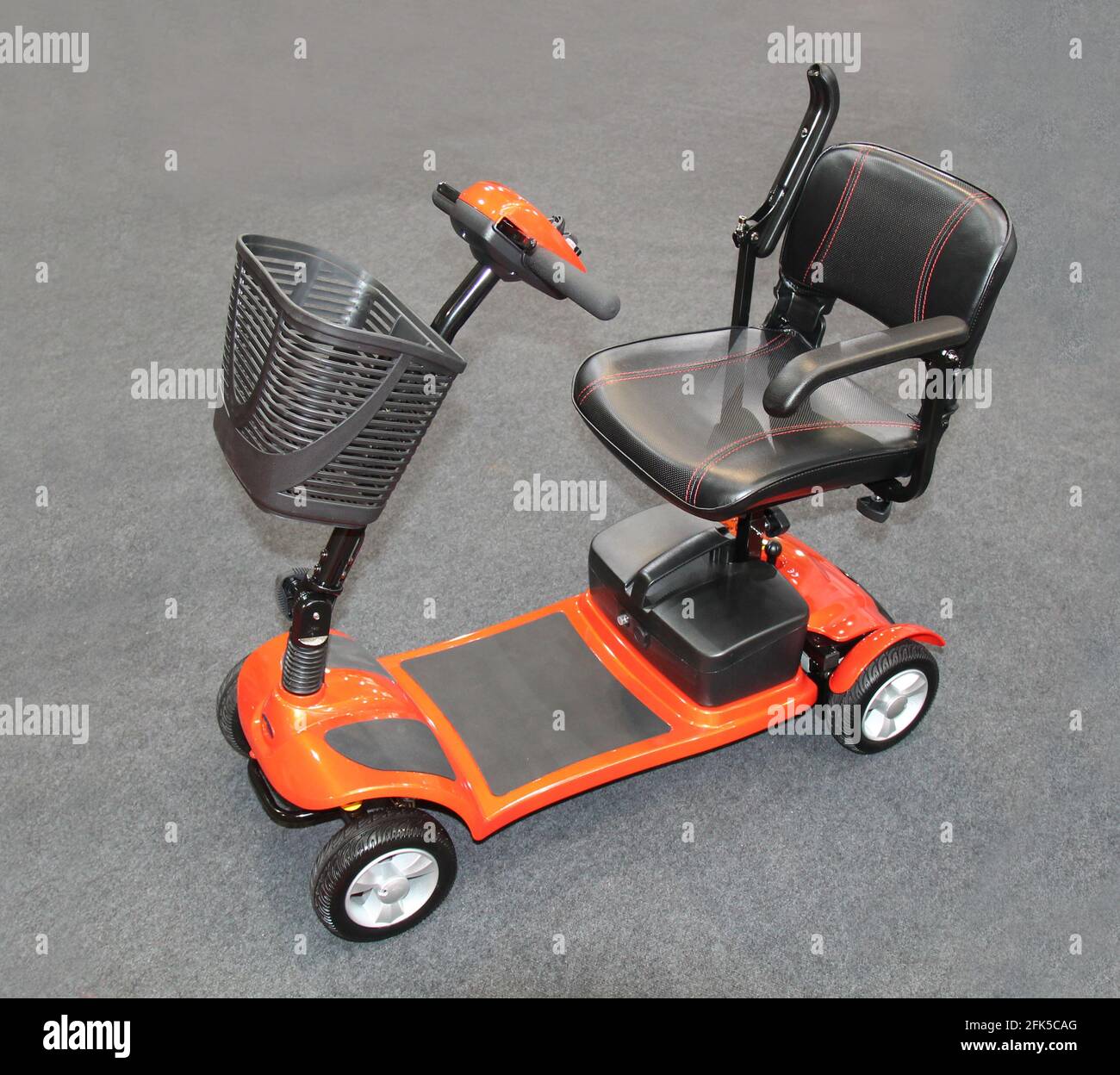 A Modern Small Wheeled Electric Mobility Scooter Stock Photo - Alamy