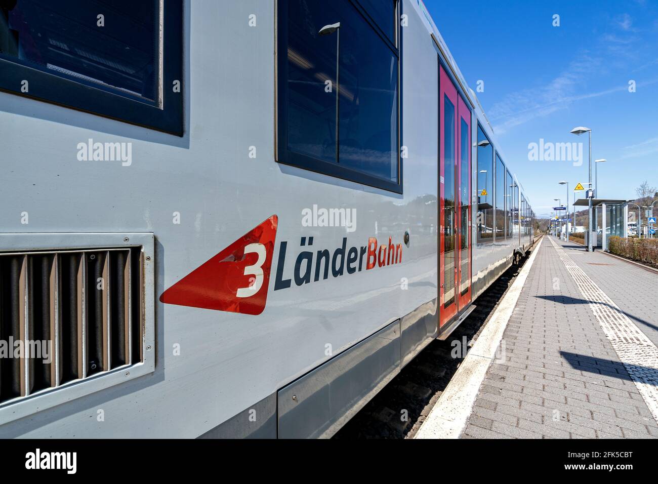 HLB 3Laenderbahn Alstom Coradia LINT 41 train at Olpe station Stock ...