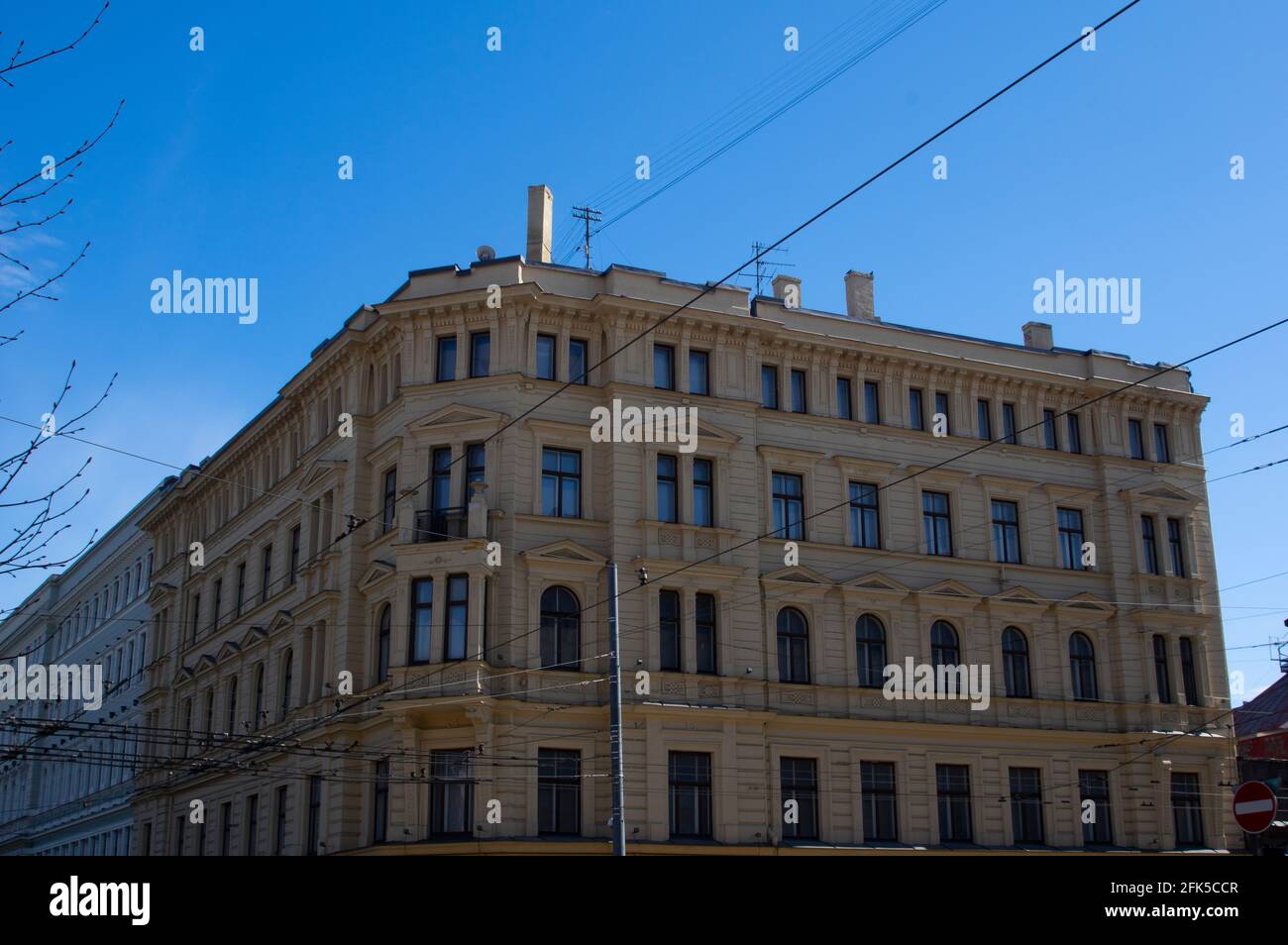 Building architecture in eastern Europe Stock Photo - Alamy
