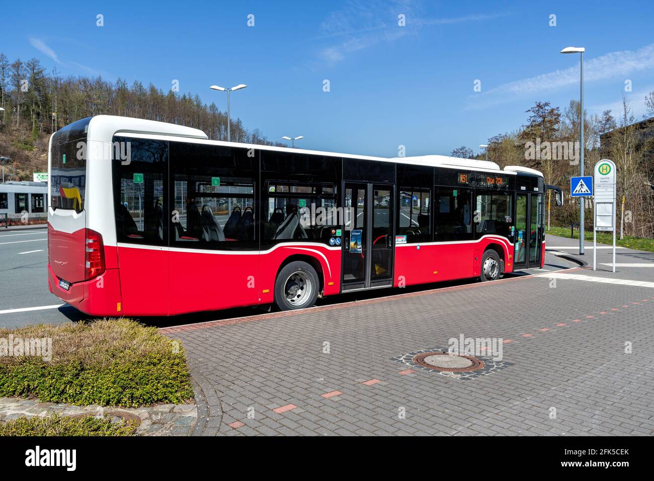 Mercedes-Benz Citaro 2 bus at Olpe central bus station Stock Photo - Alamy