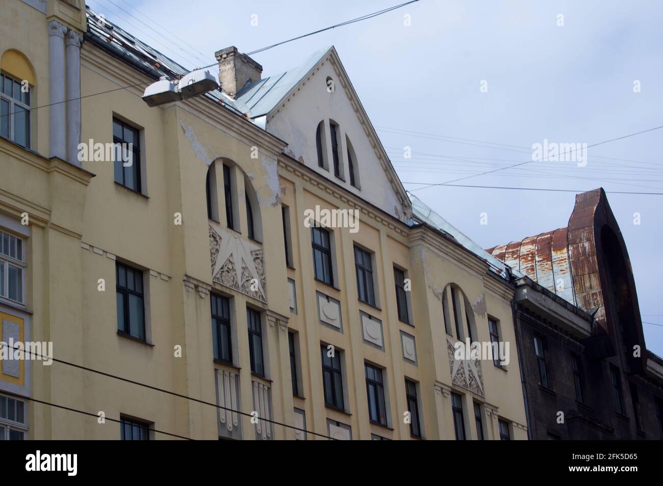 Building architecture in eastern Europe Stock Photo - Alamy