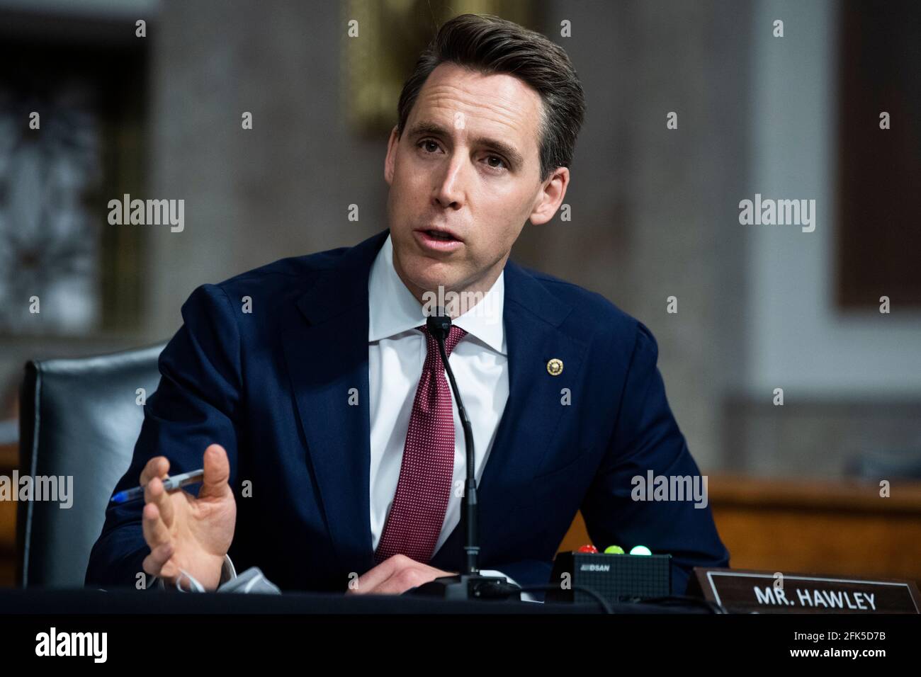 Washington, USA. 28th Apr, 2021. UNITED STATES - APRIL 28: Sen. Josh ...