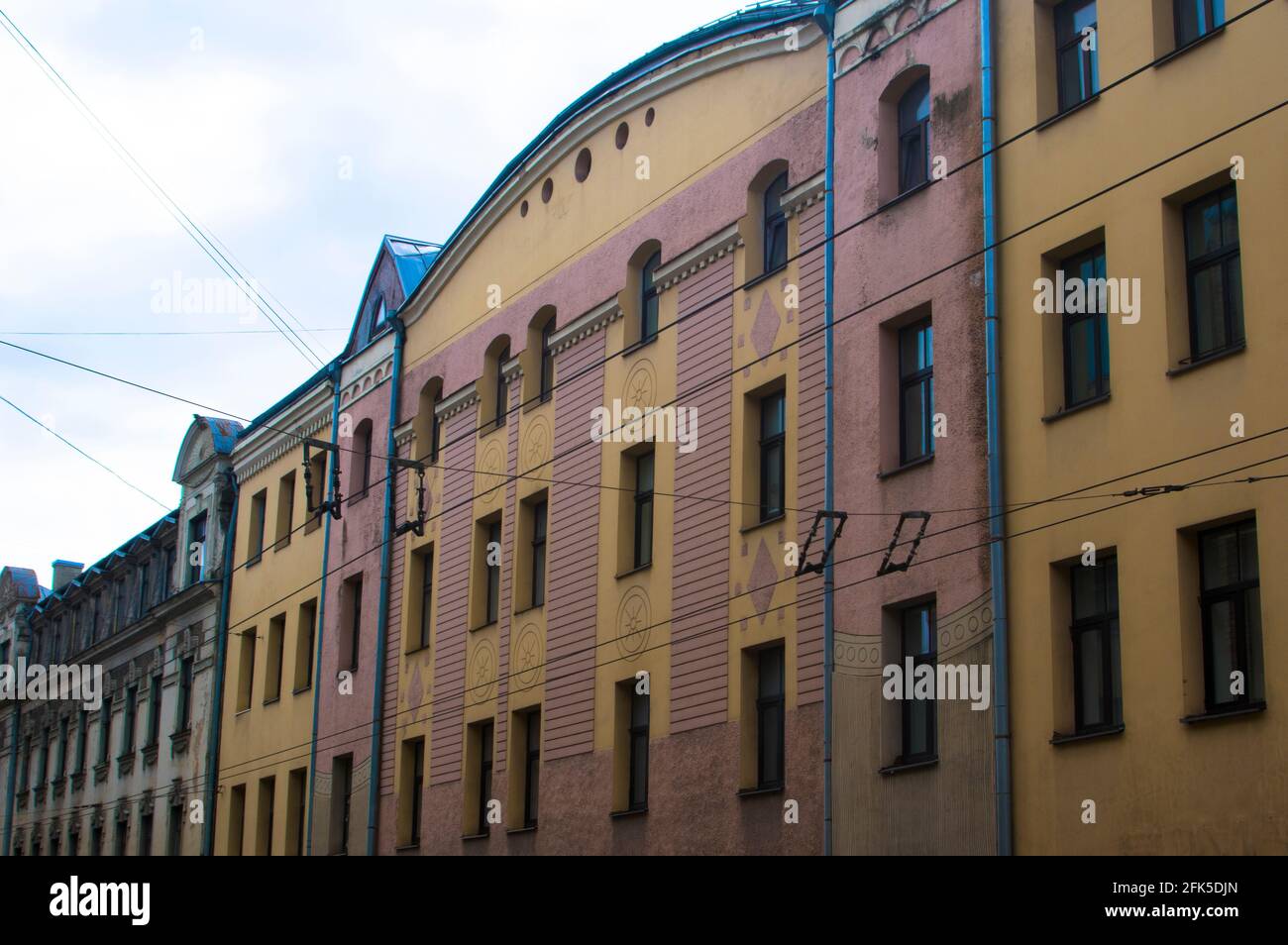 Building architecture in eastern Europe Stock Photo - Alamy