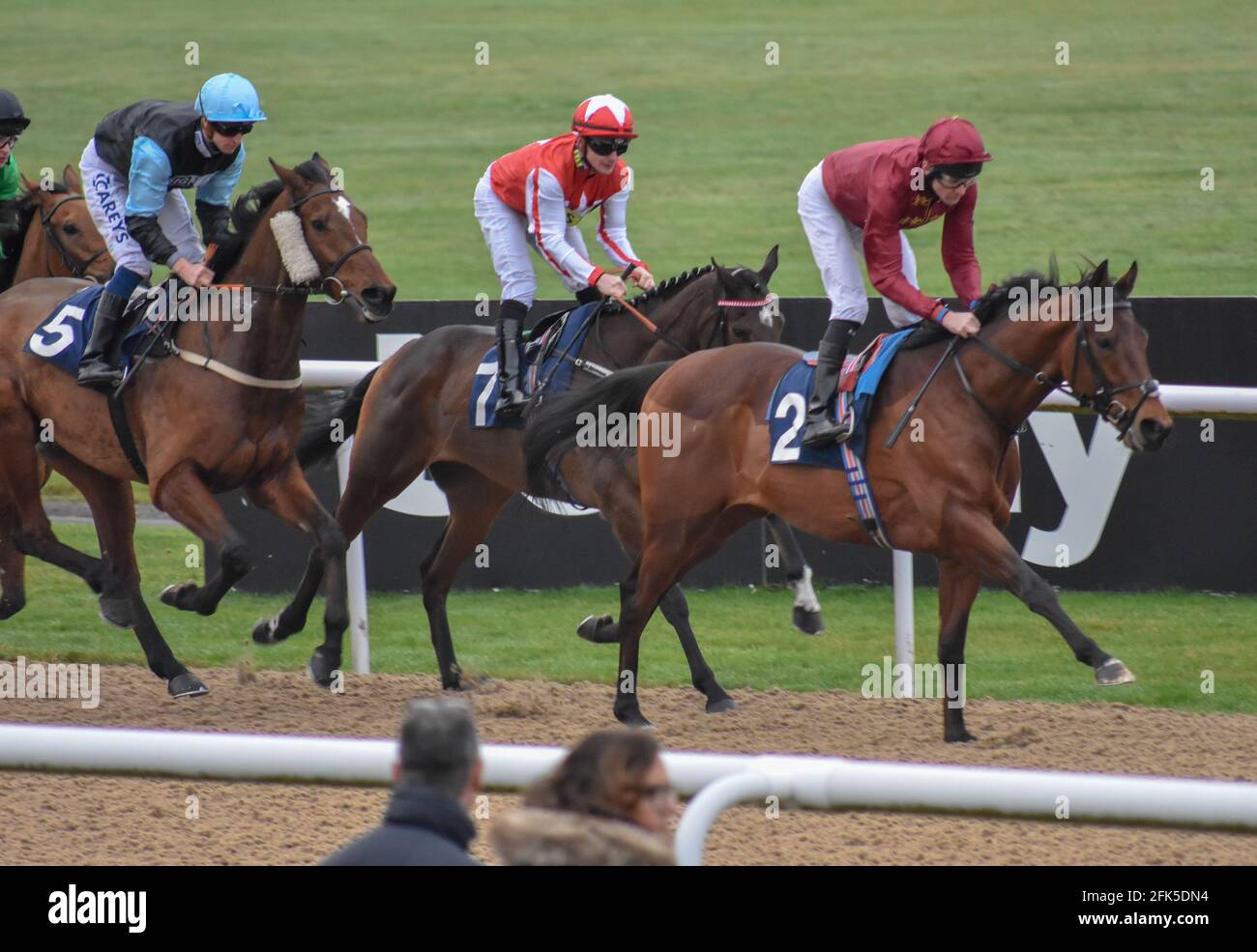 Wolverhampton Races, a day at the Horse Racing Stock Photo - Alamy