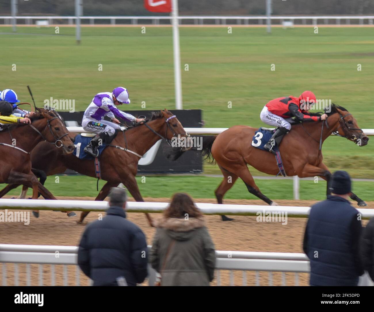 Wolverhampton Races, a day at the Horse Racing Stock Photo - Alamy