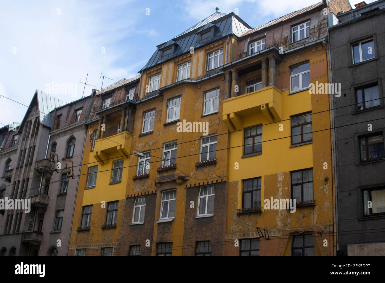 Building architecture in eastern Europe Stock Photo - Alamy