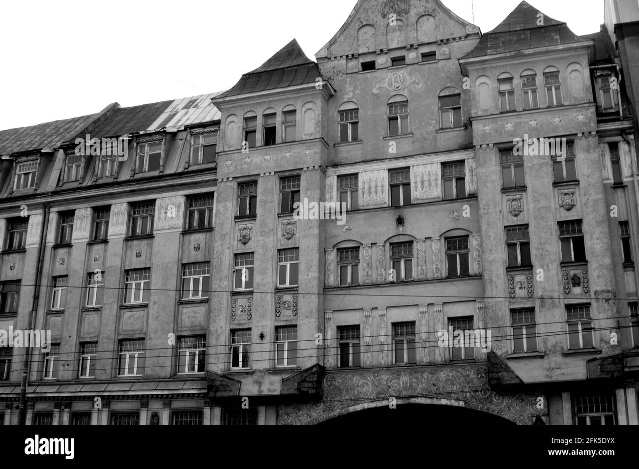Building architecture in eastern Europe Stock Photo - Alamy
