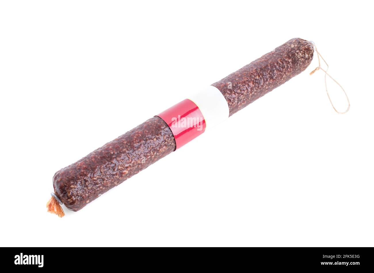 Delicious italian air-dried beef and pork salami stick in natural ...