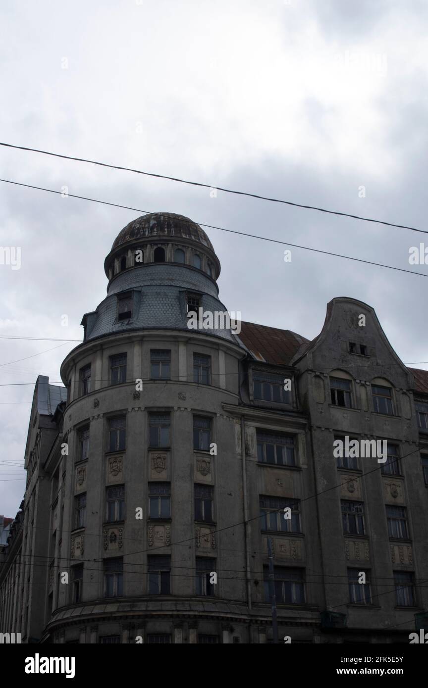 Building architecture in eastern Europe Stock Photo - Alamy