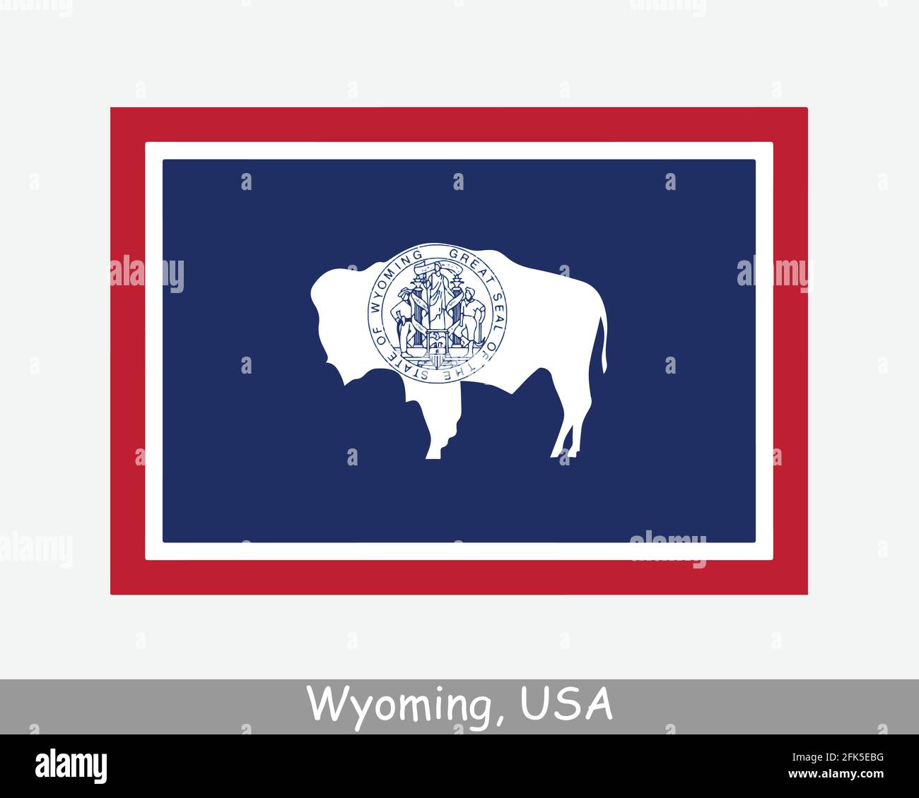 Wyoming state seal Stock Vector Images - Alamy