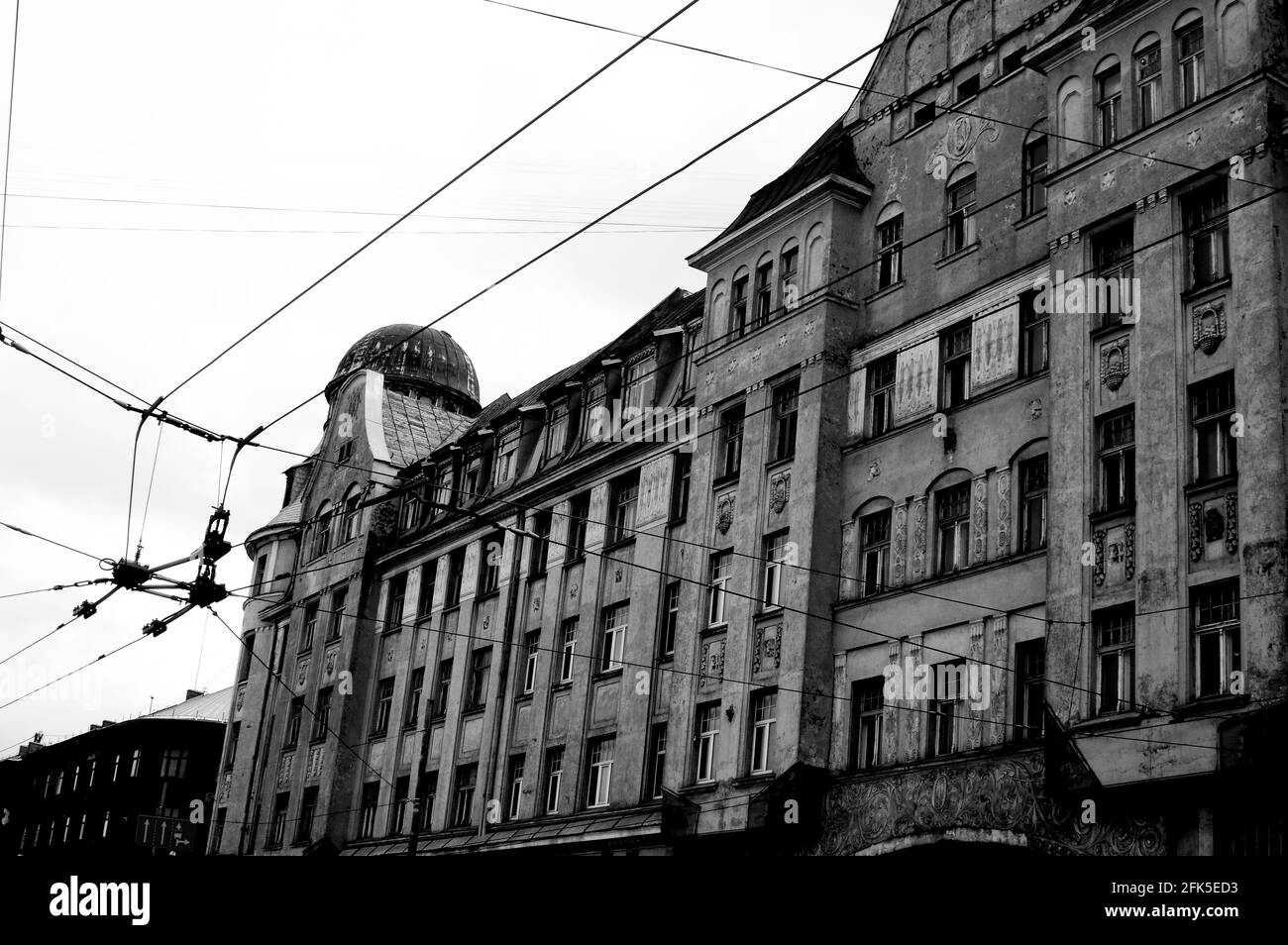 Building architecture in eastern Europe Stock Photo - Alamy