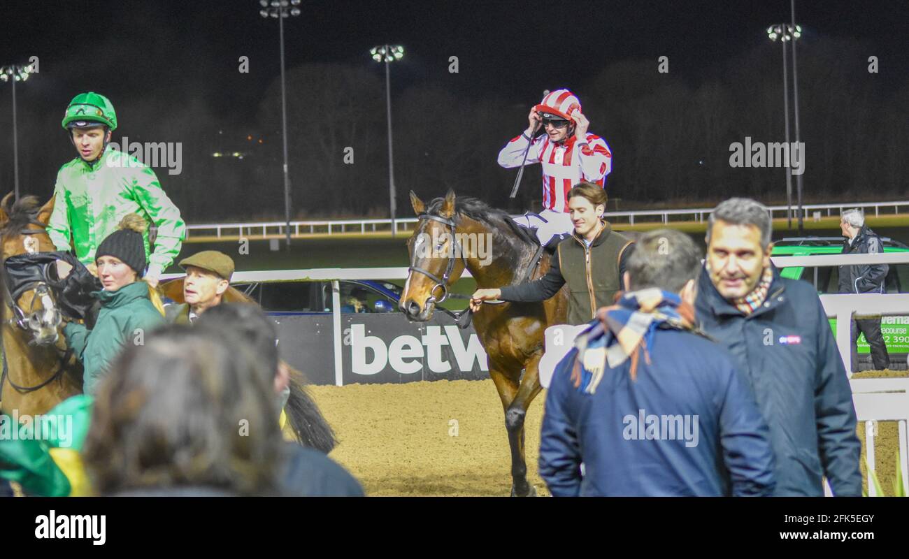 Horse racing wolverhampton racecourse hi-res stock photography and ...