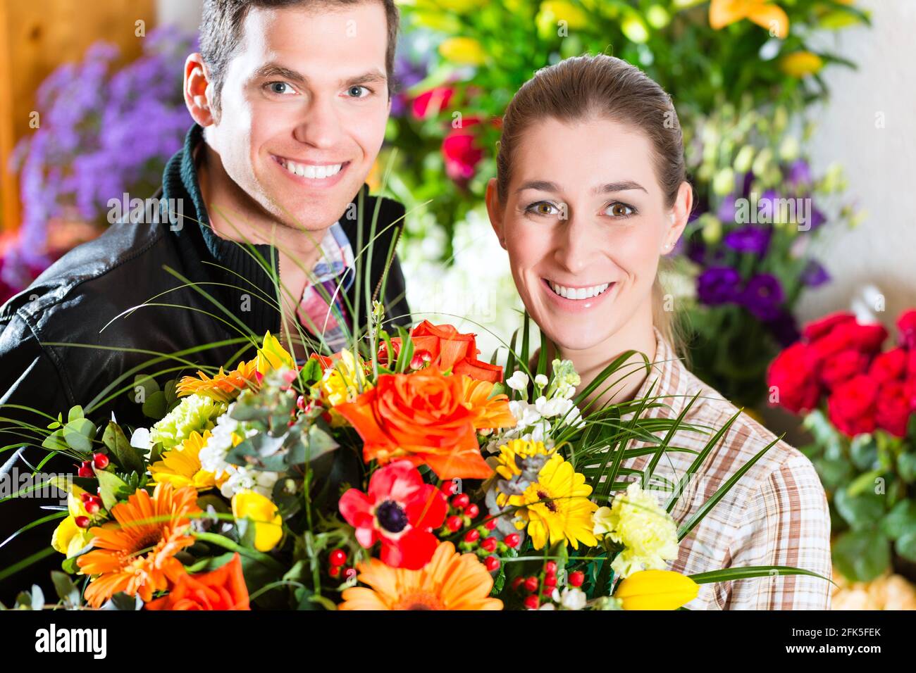 Presenting a flower hi-res stock photography and images - Alamy