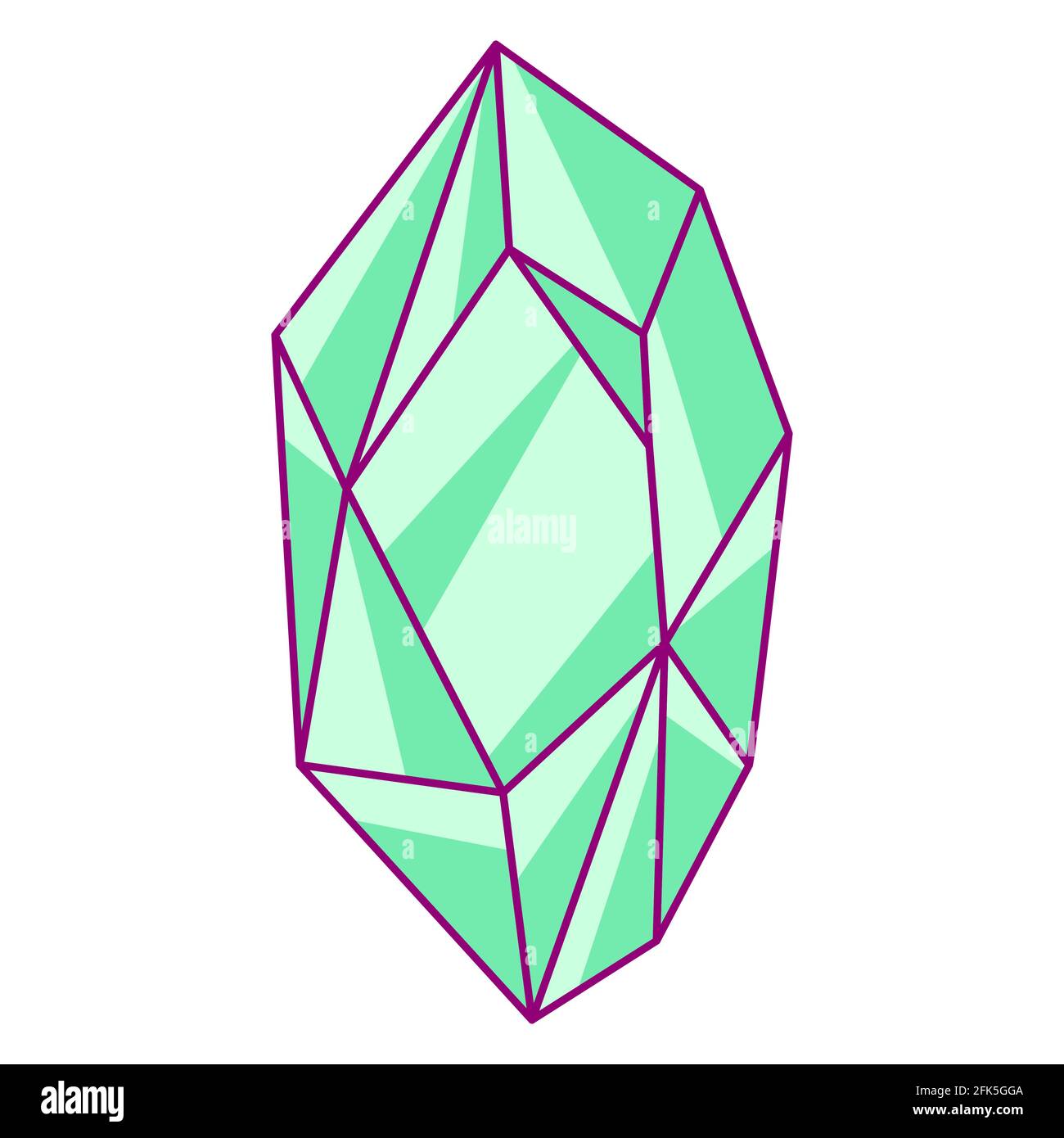 Emerald shape Stock Vector Images - Alamy