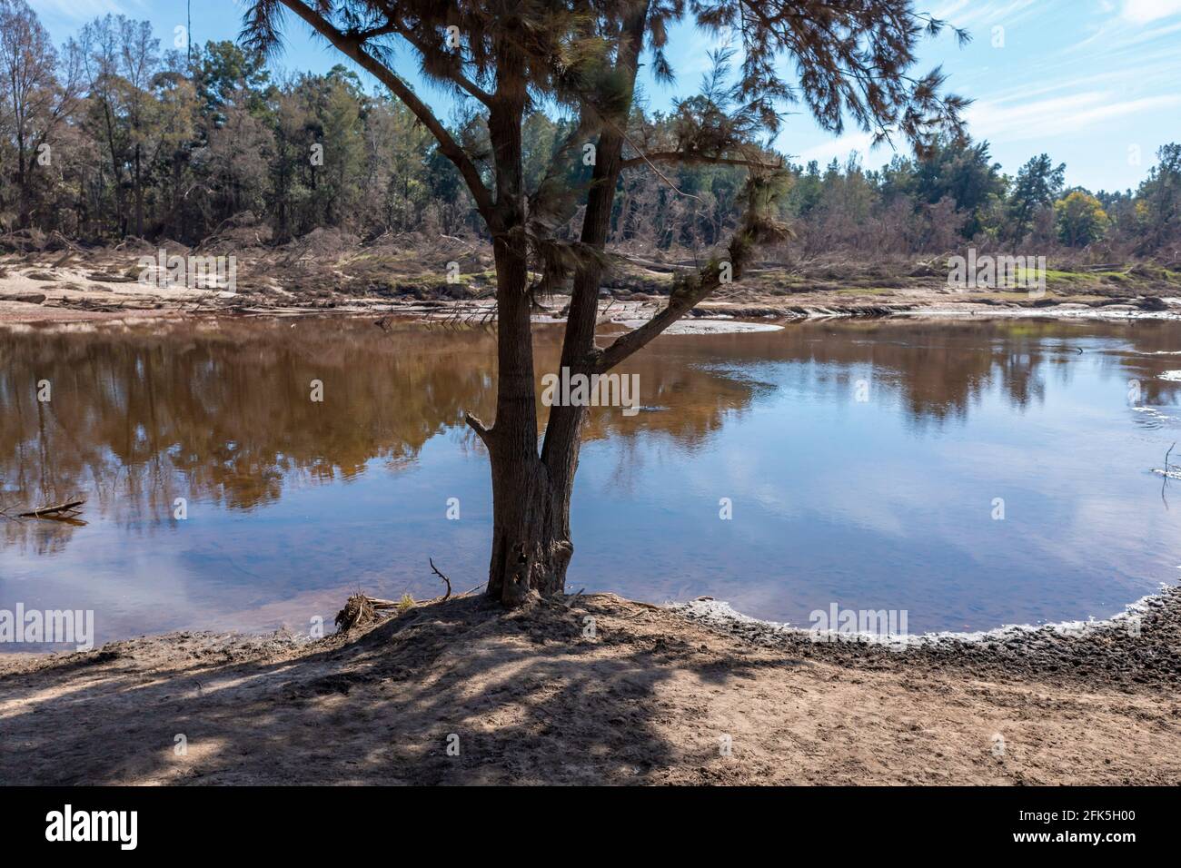 Drone aerial photograph of the Grose River after severe flooding in ...