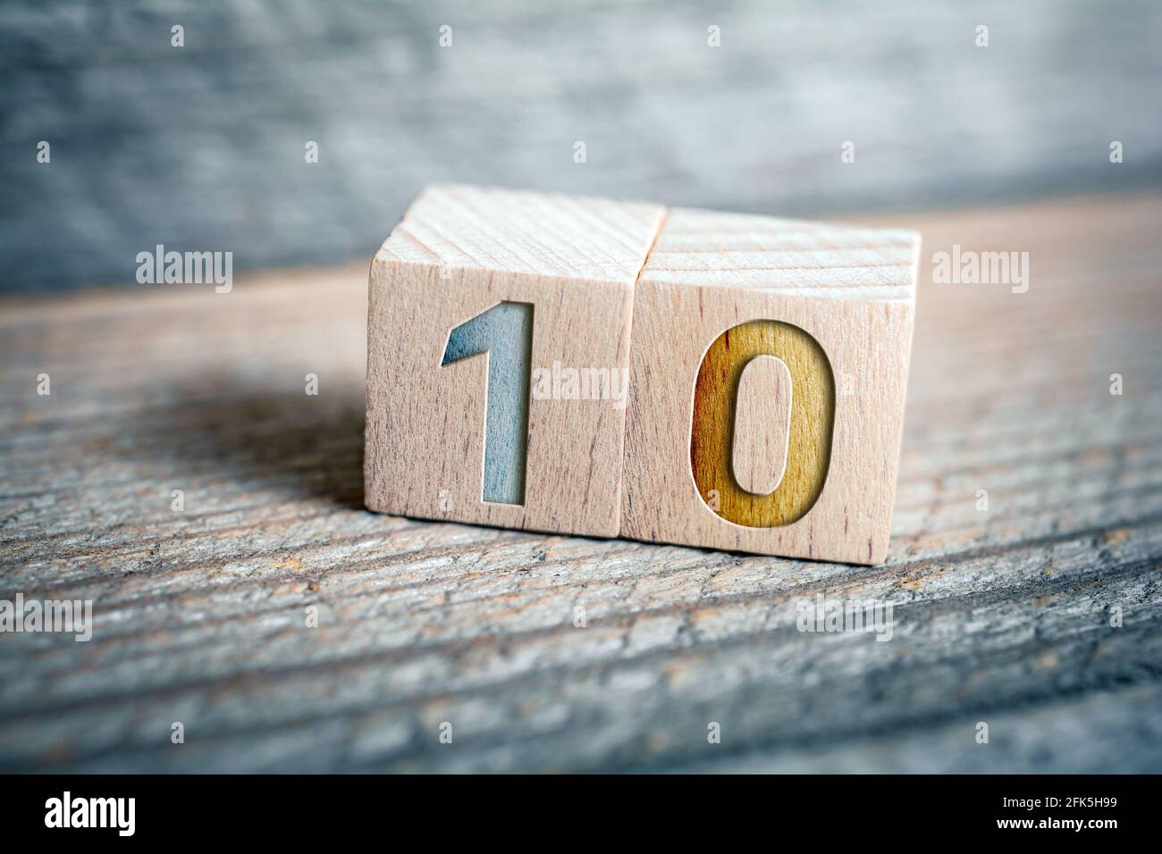 Alarm clock wooden blocks table hi-res stock photography and images - Alamy