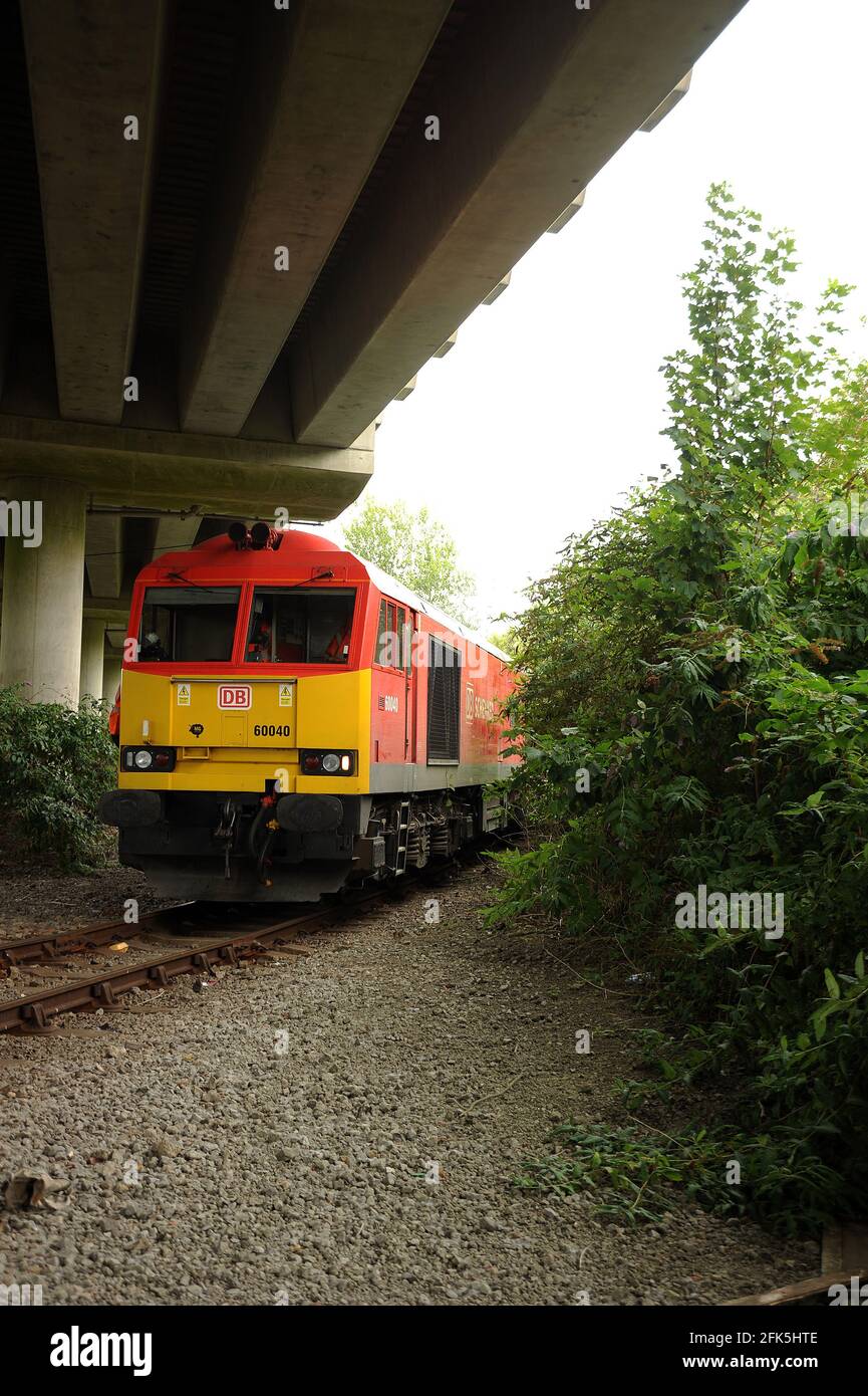 60040 "The Territorial Army Centenary" on the Baglan Bay Branch with ...
