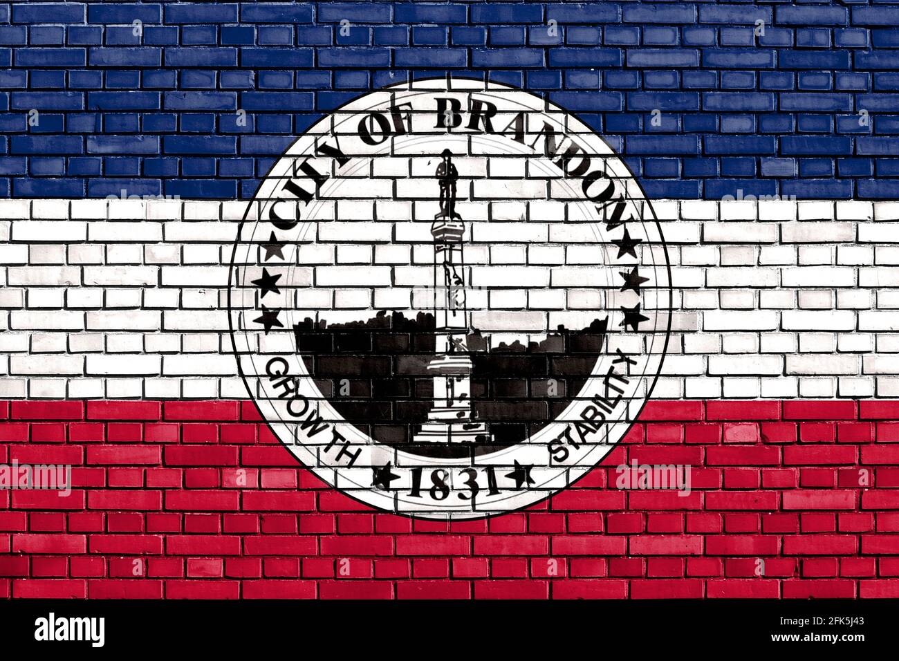 Flag of the city of brandon hi-res stock photography and images - Alamy