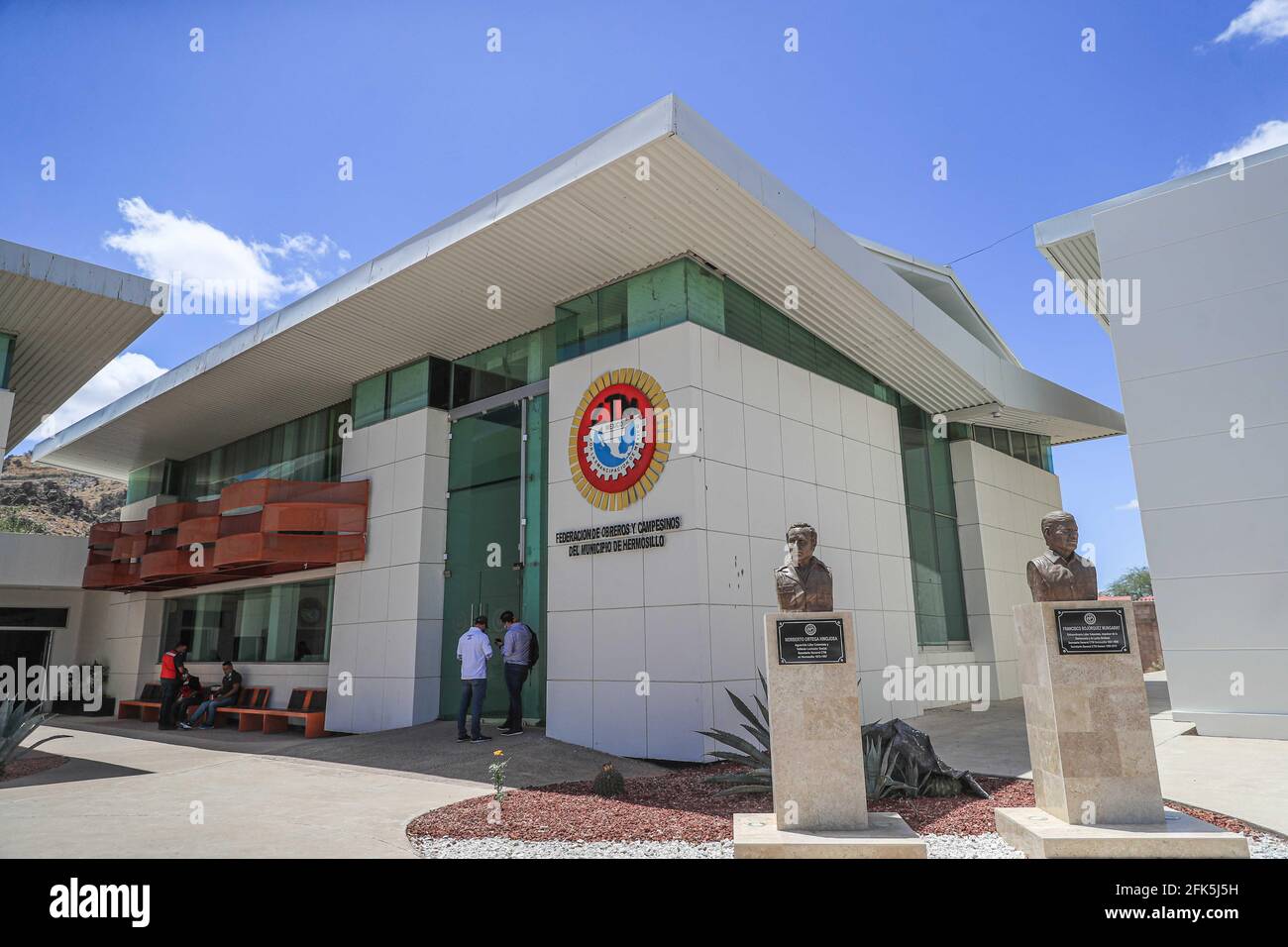 Confederation of Workers of Mexico CTM SONORA, CTM Hermosillo. Facade ...