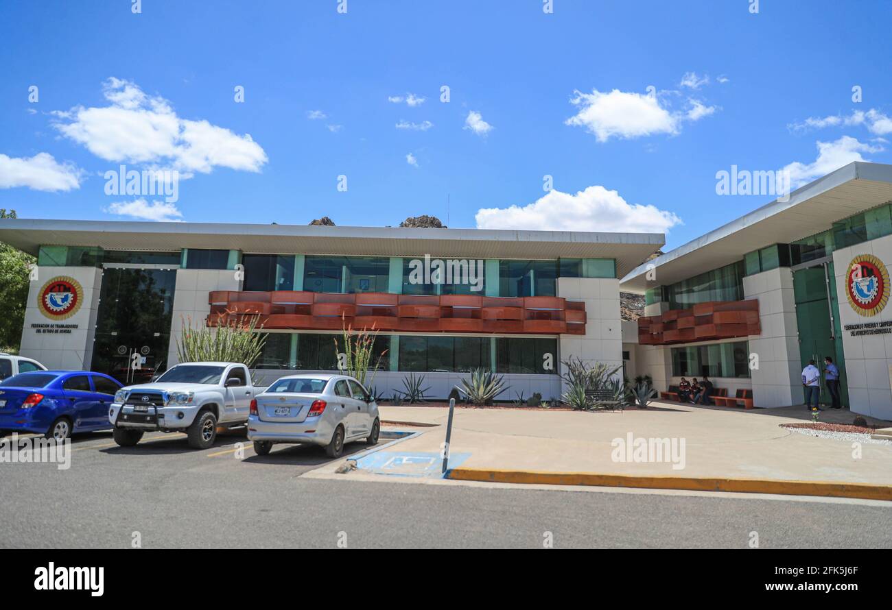 Confederation of Workers of Mexico CTM SONORA, CTM Hermosillo. Facade ...