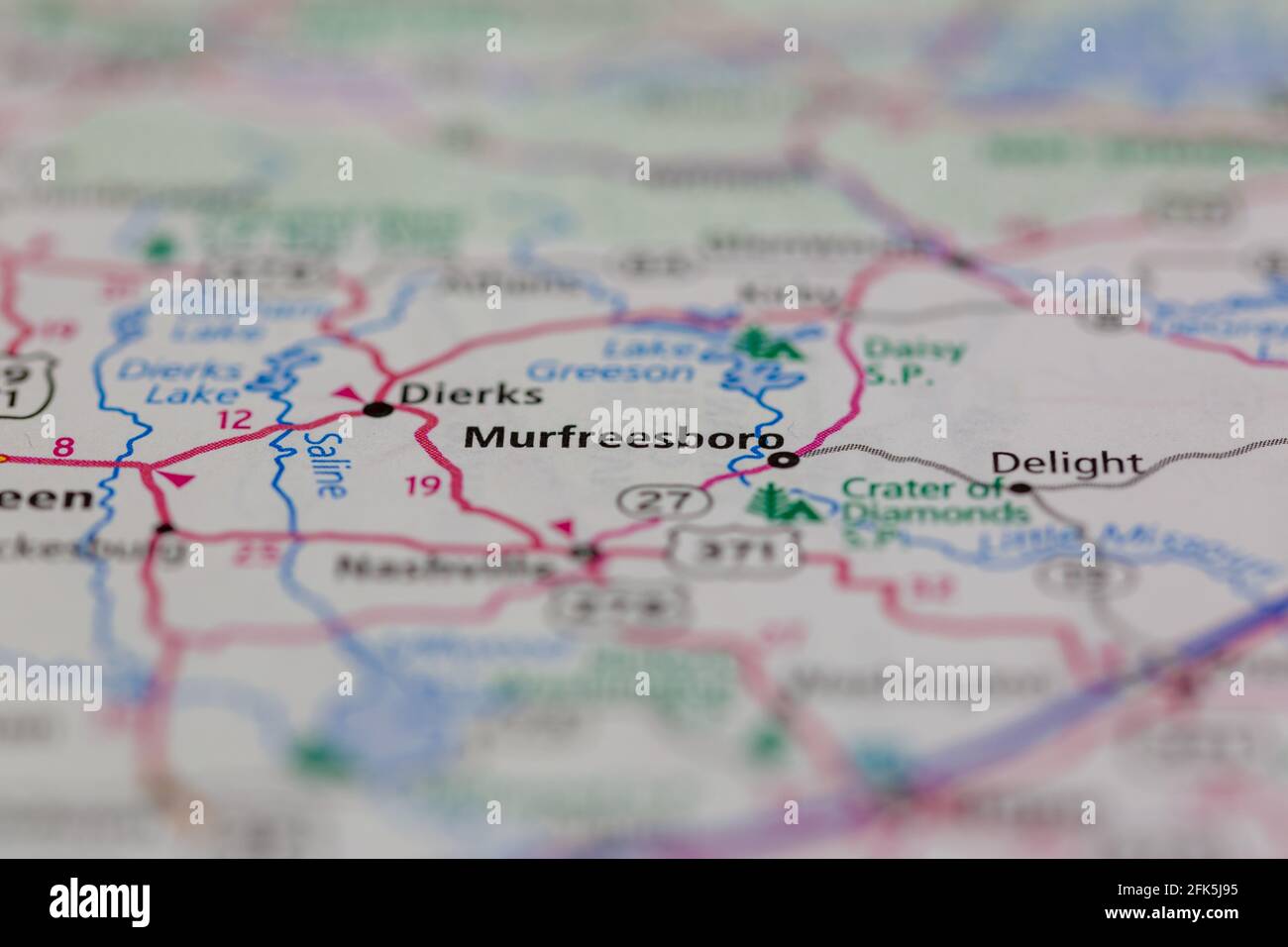 Murfreesboro on a map hi-res stock photography and images - Alamy