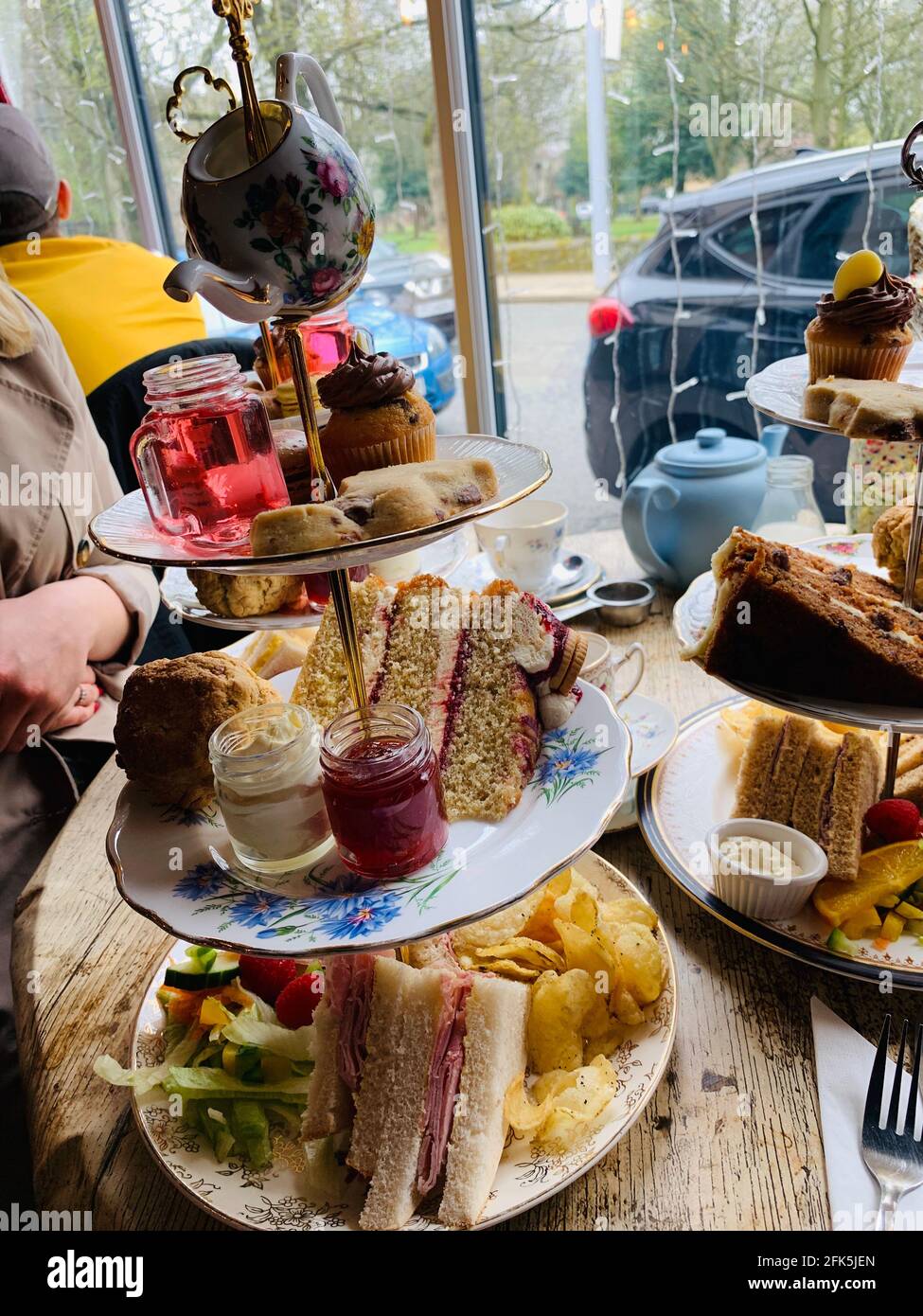 Afternoon tea cake stand hi-res stock photography and images - Alamy