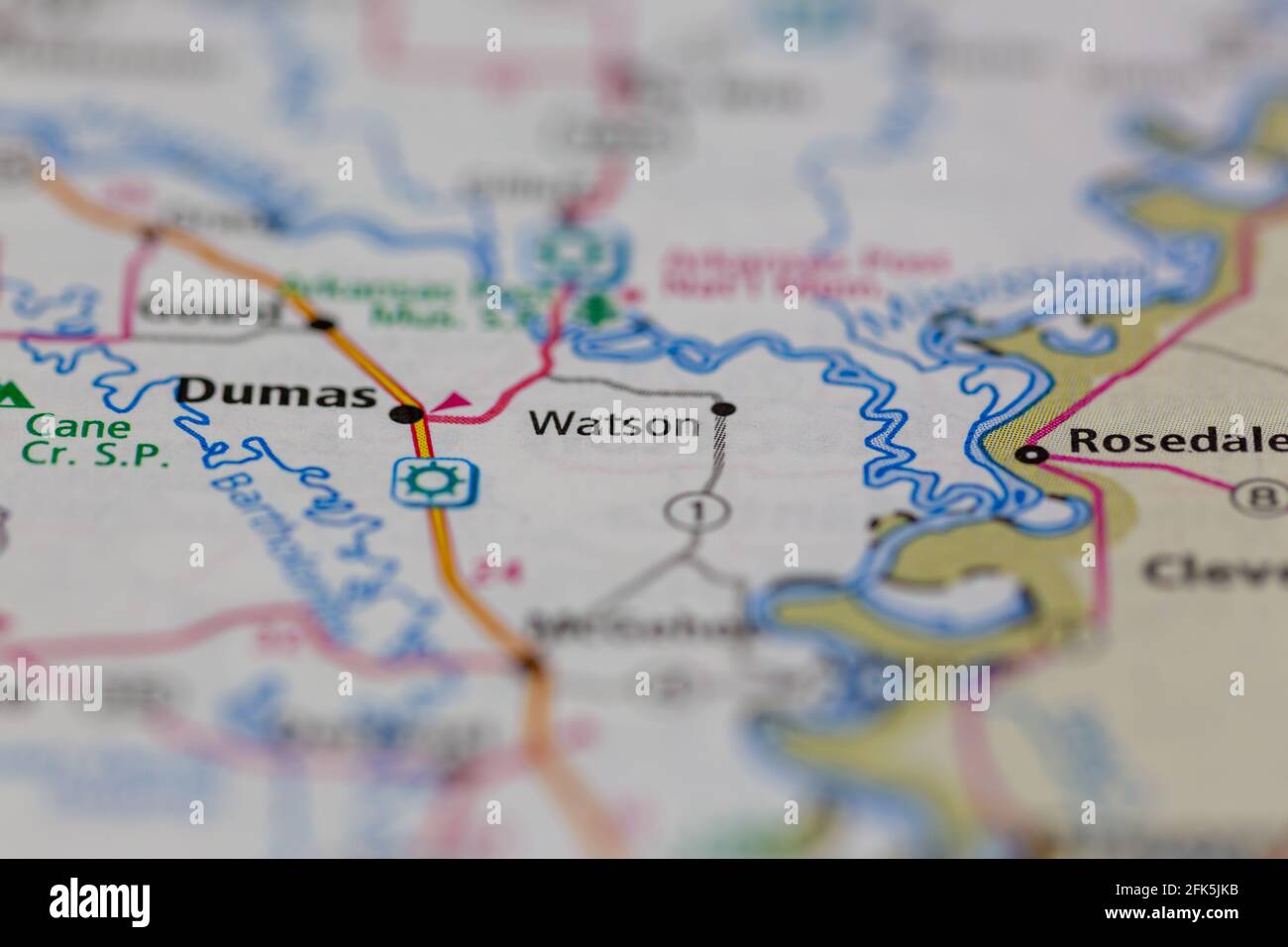 Map of watson hi-res stock photography and images - Alamy