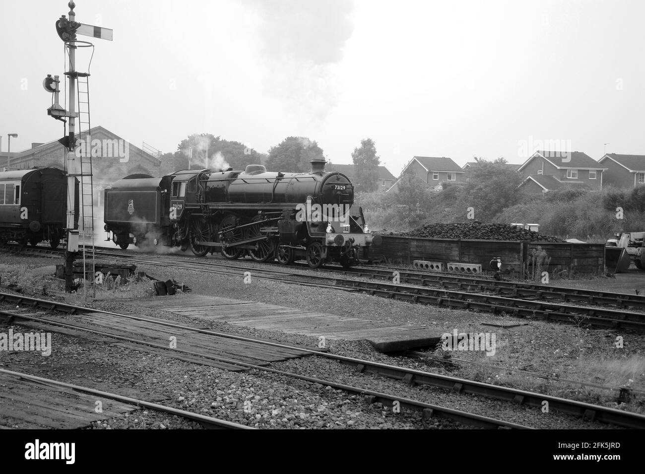 Locomotive running round its train hi-res stock photography and images ...
