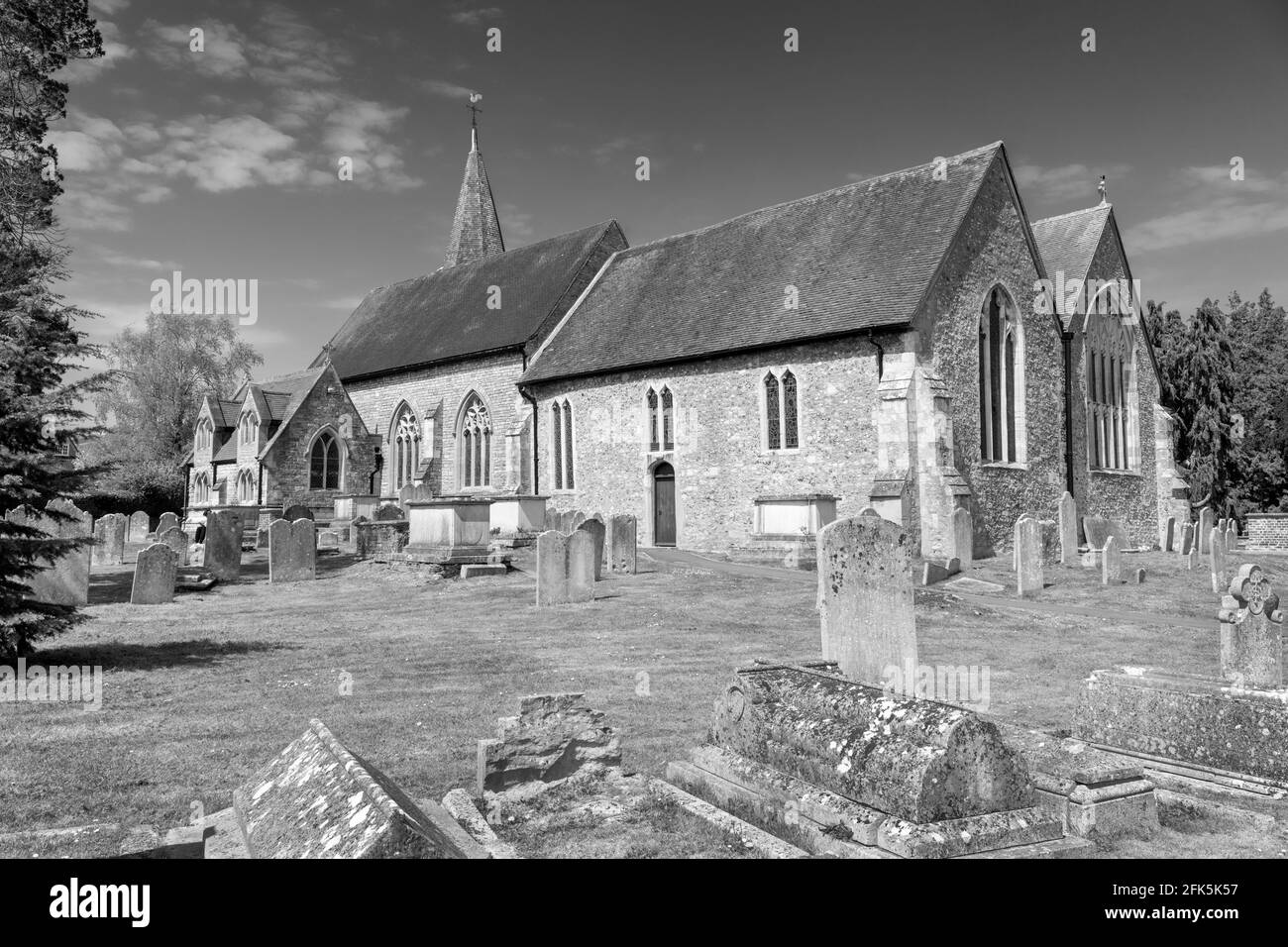 St Peter's Parish Church Titchfield, Hampshire, England, UK Stock Photo ...