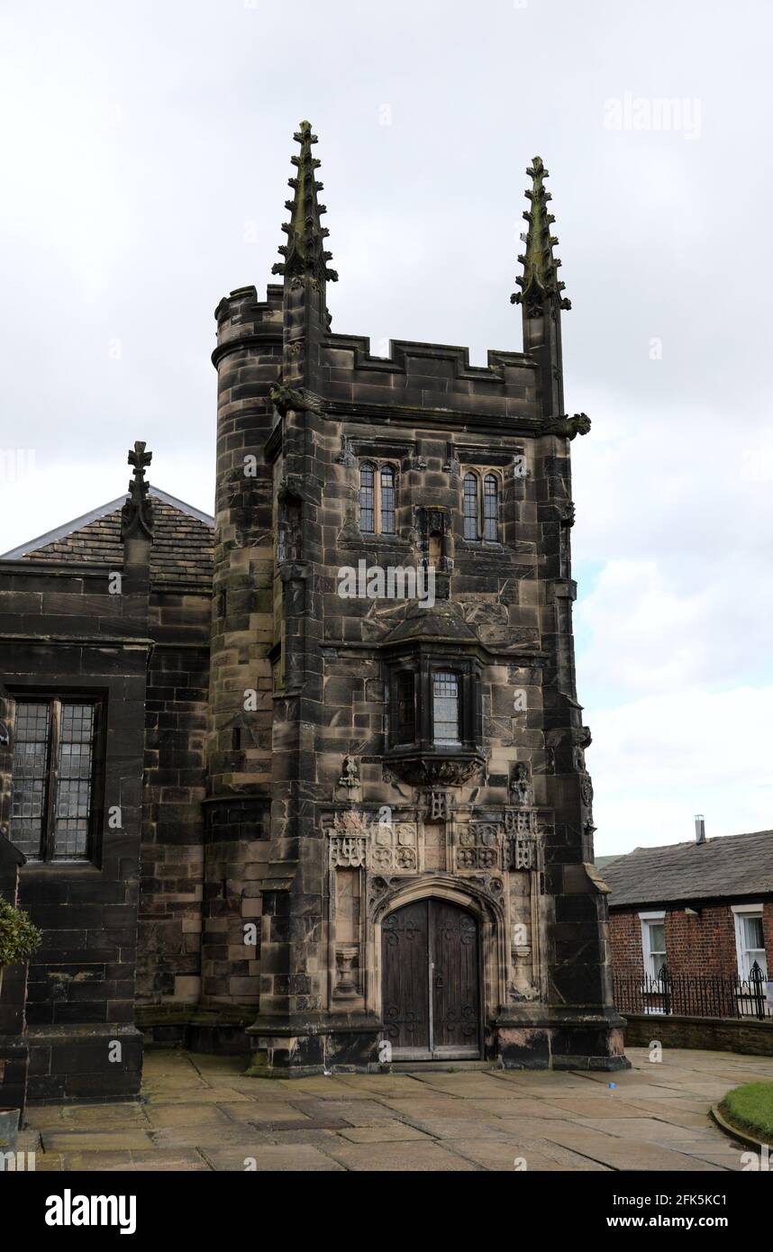 Church of St Michael and All Angels at Macclesfield in Cheshire Stock ...