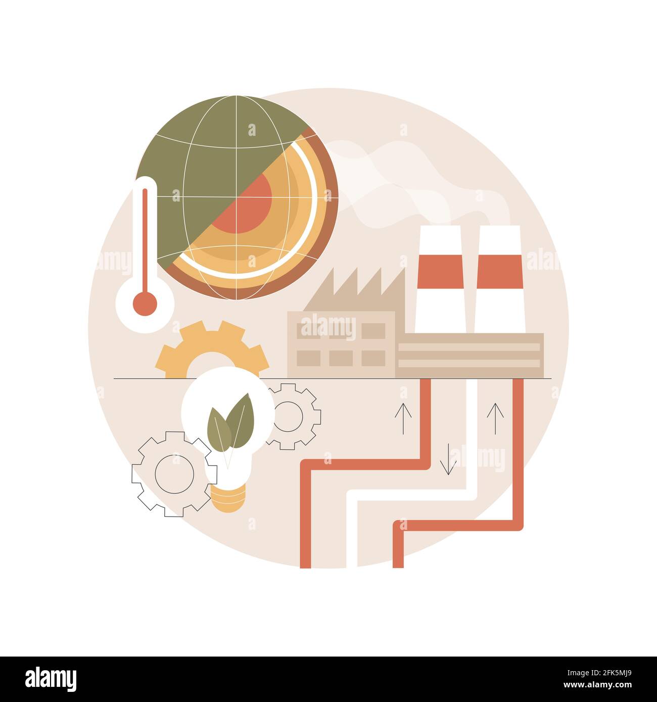 Geothermal Energy Stock Vector Images - Alamy