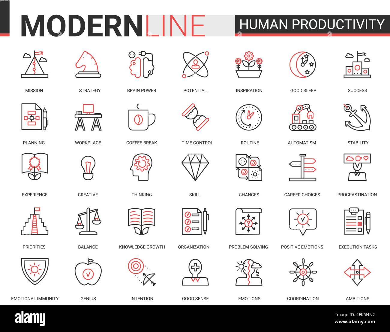 Human efficiency Stock Vector Images - Alamy