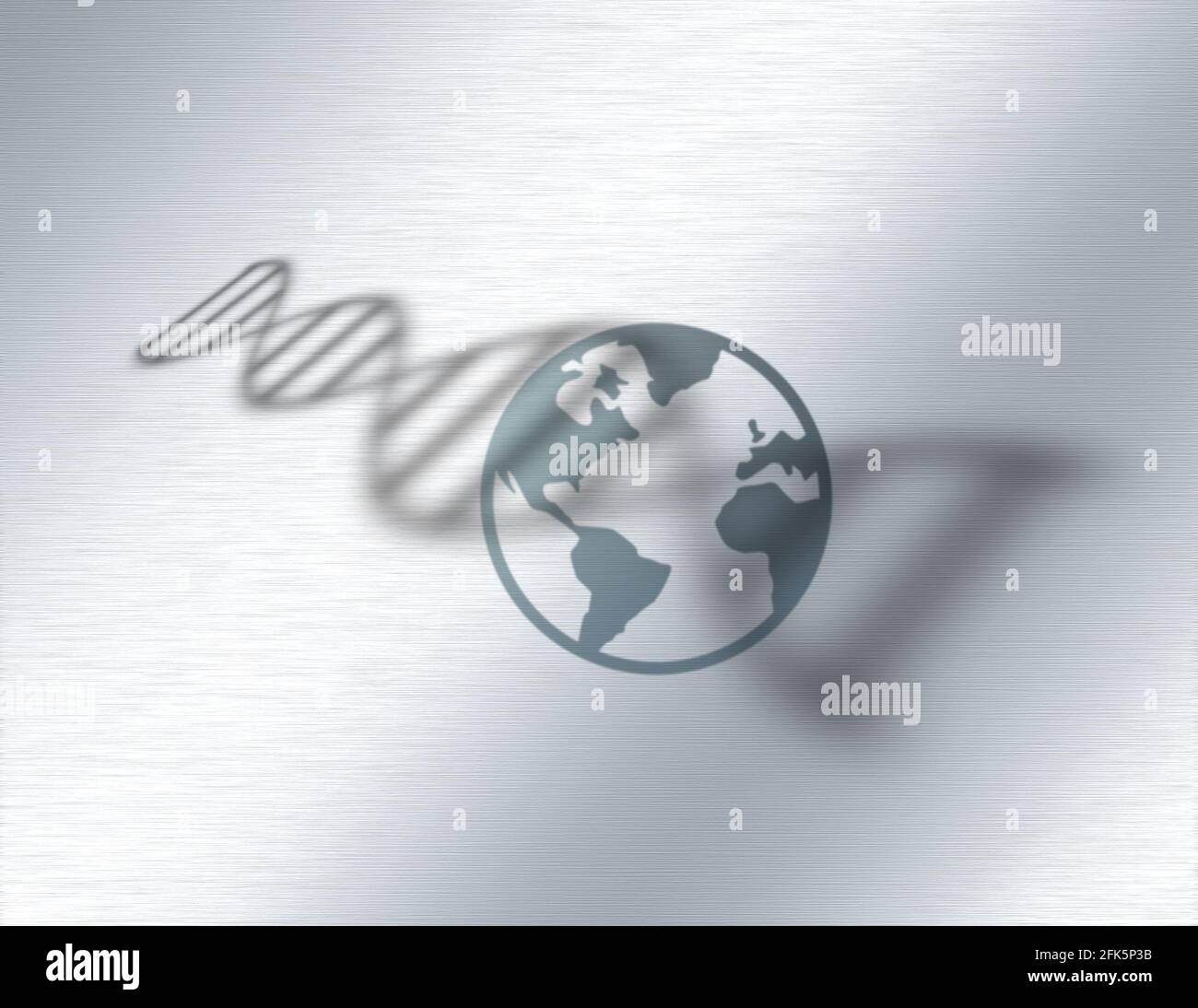 World genetic DNA. 3D rendering Stock Photo - Alamy