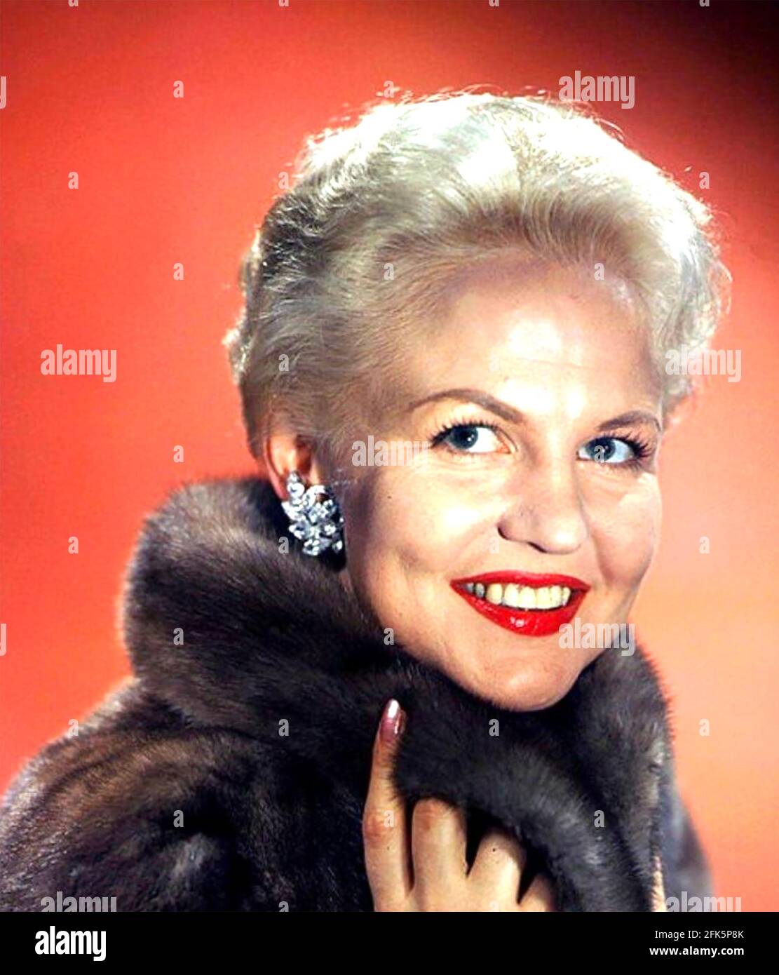 PEGGY LEE (1920-2002) American film actress and singer about 1965 Stock ...