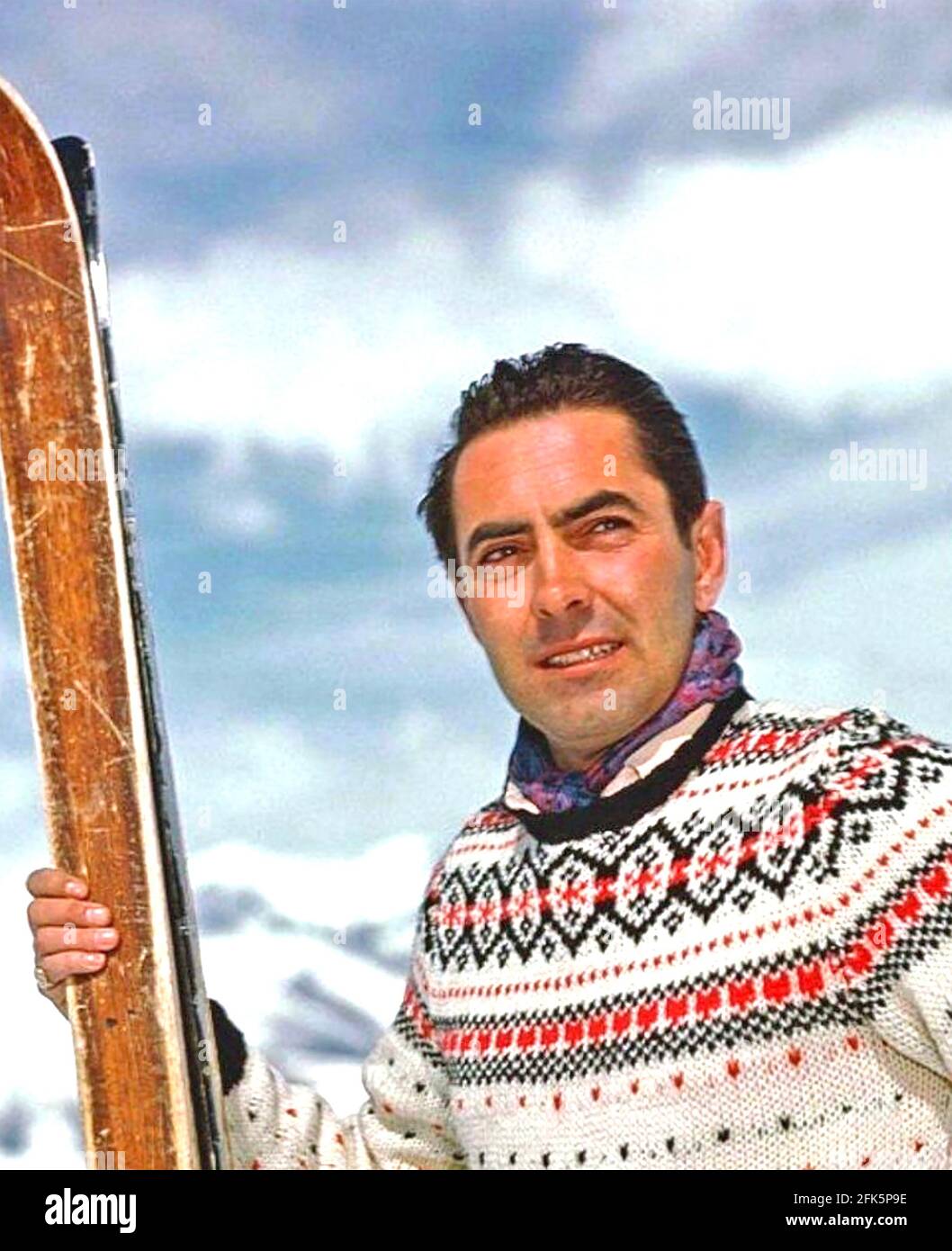 TYRONE POWER (1914-1958) American film actor about 1946 Stock Photo - Alamy