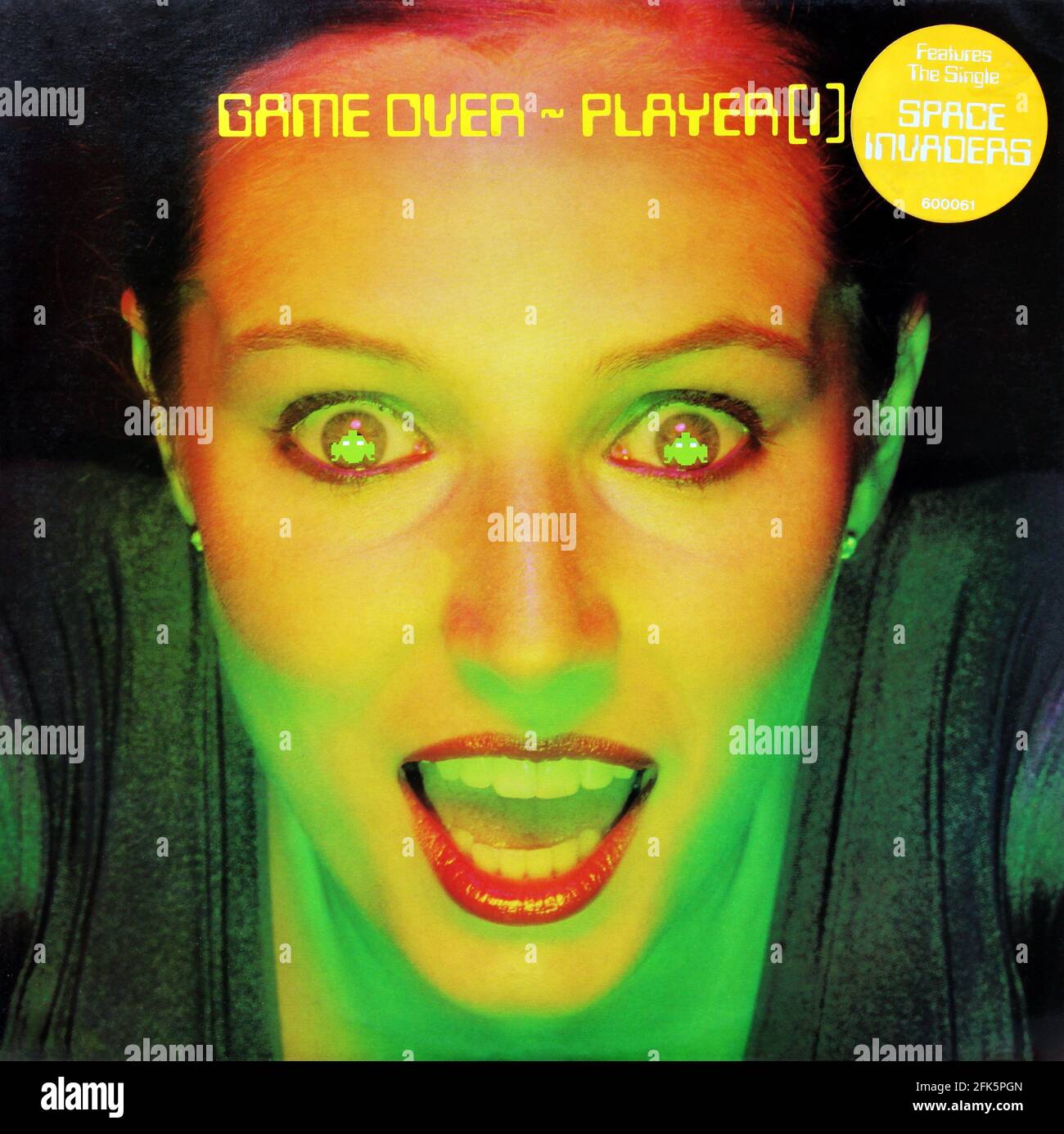 Game Over: 1980. LP front cover: Player (1 Stock Photo - Alamy