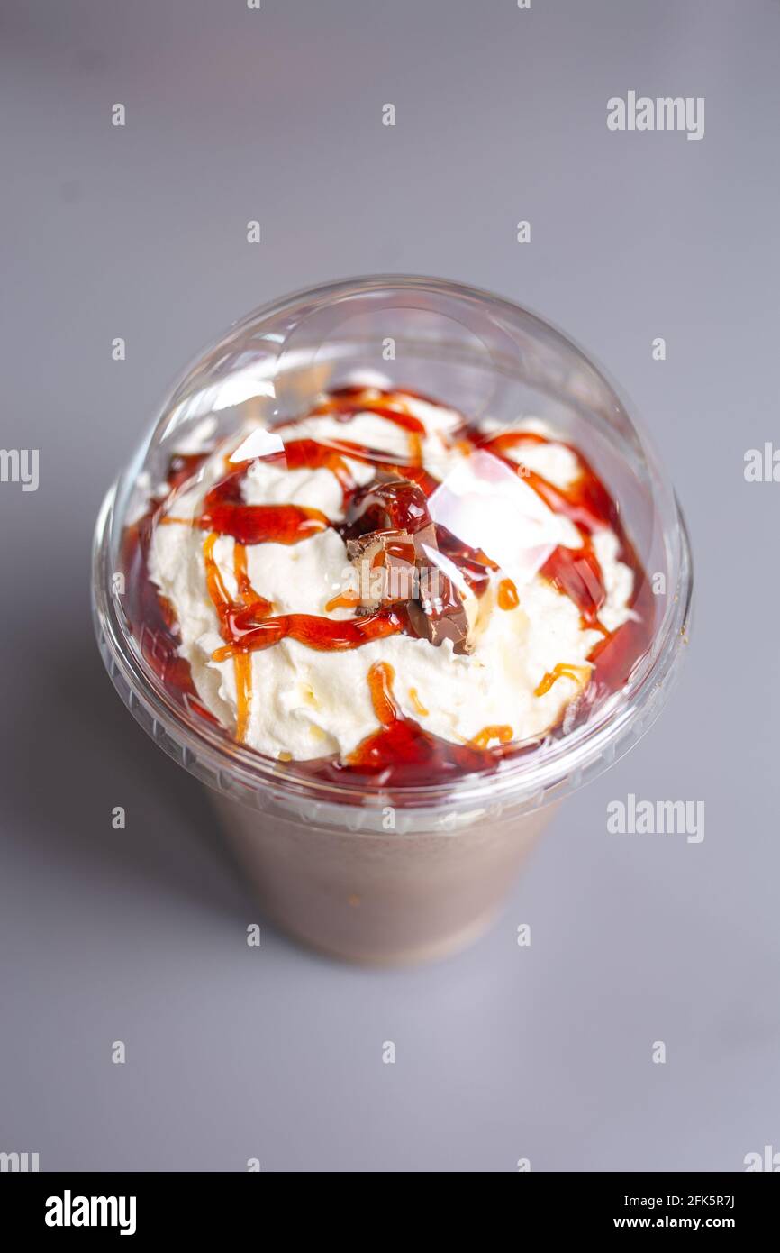 Milkshake plastic cup hi-res stock photography and images - Alamy