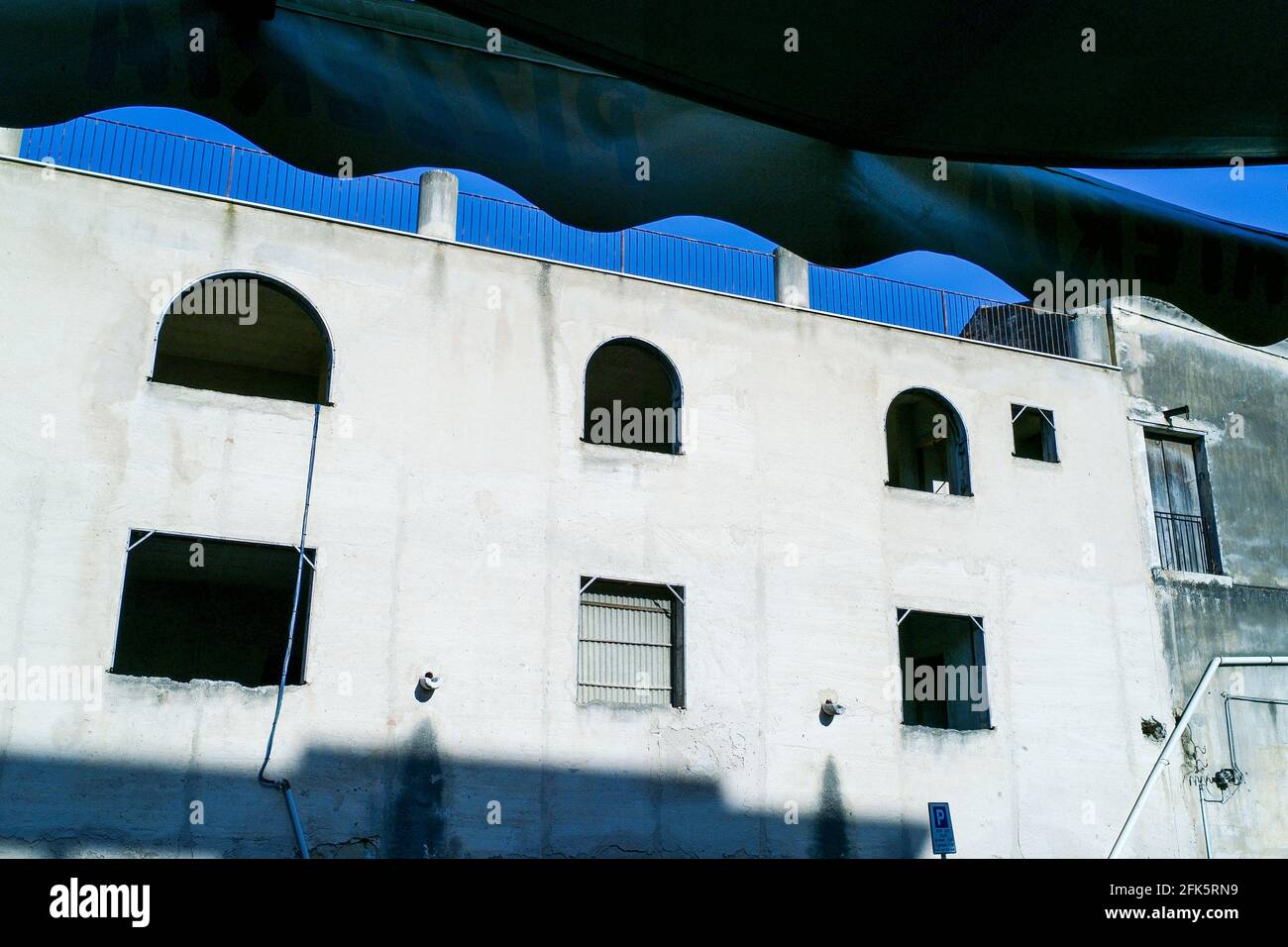 Amazing building facade, Castelmarre, Sicily, Italy Stock Photo - Alamy