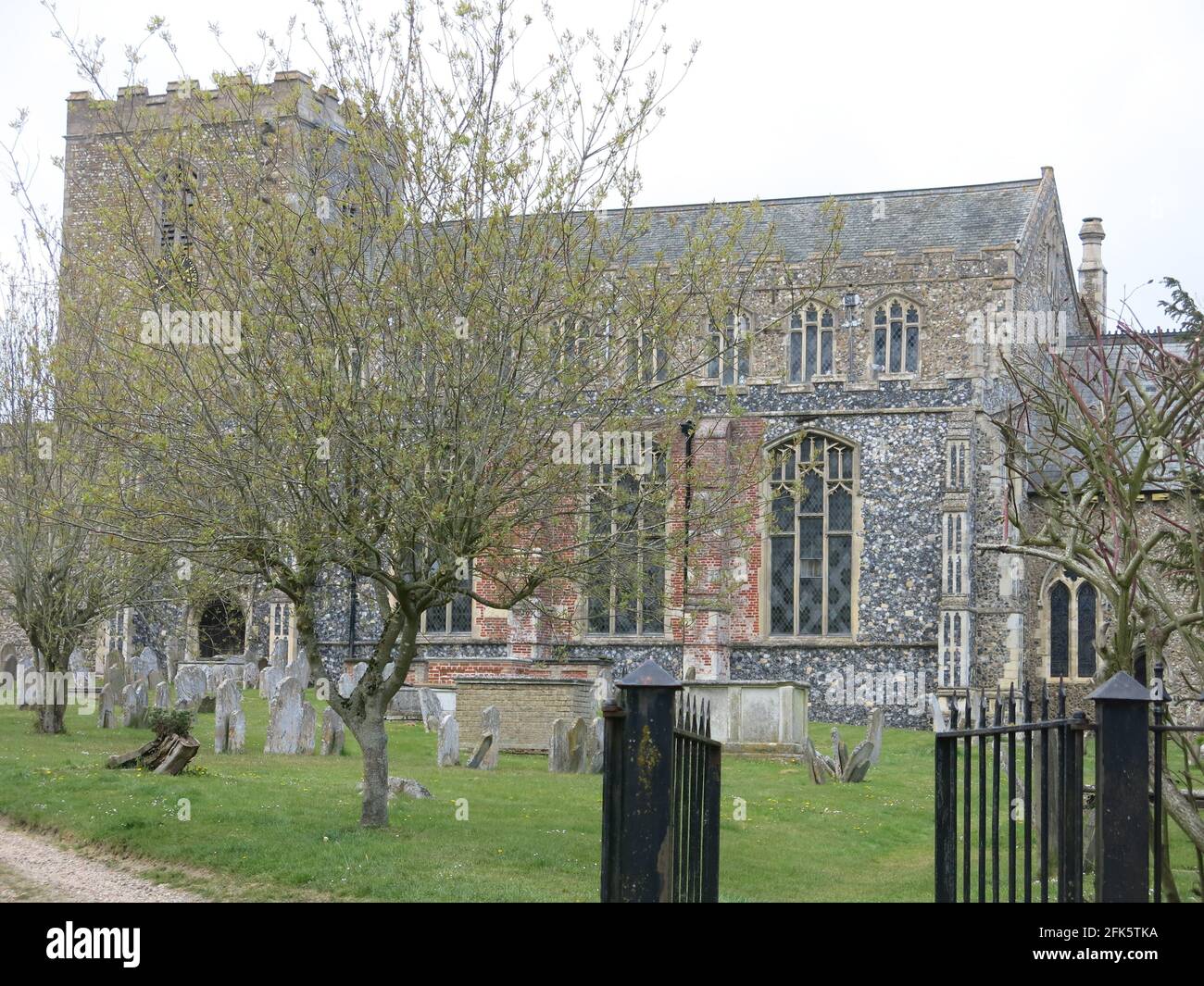 The medieval church of St Mary Magdalene on the High Street in the ...