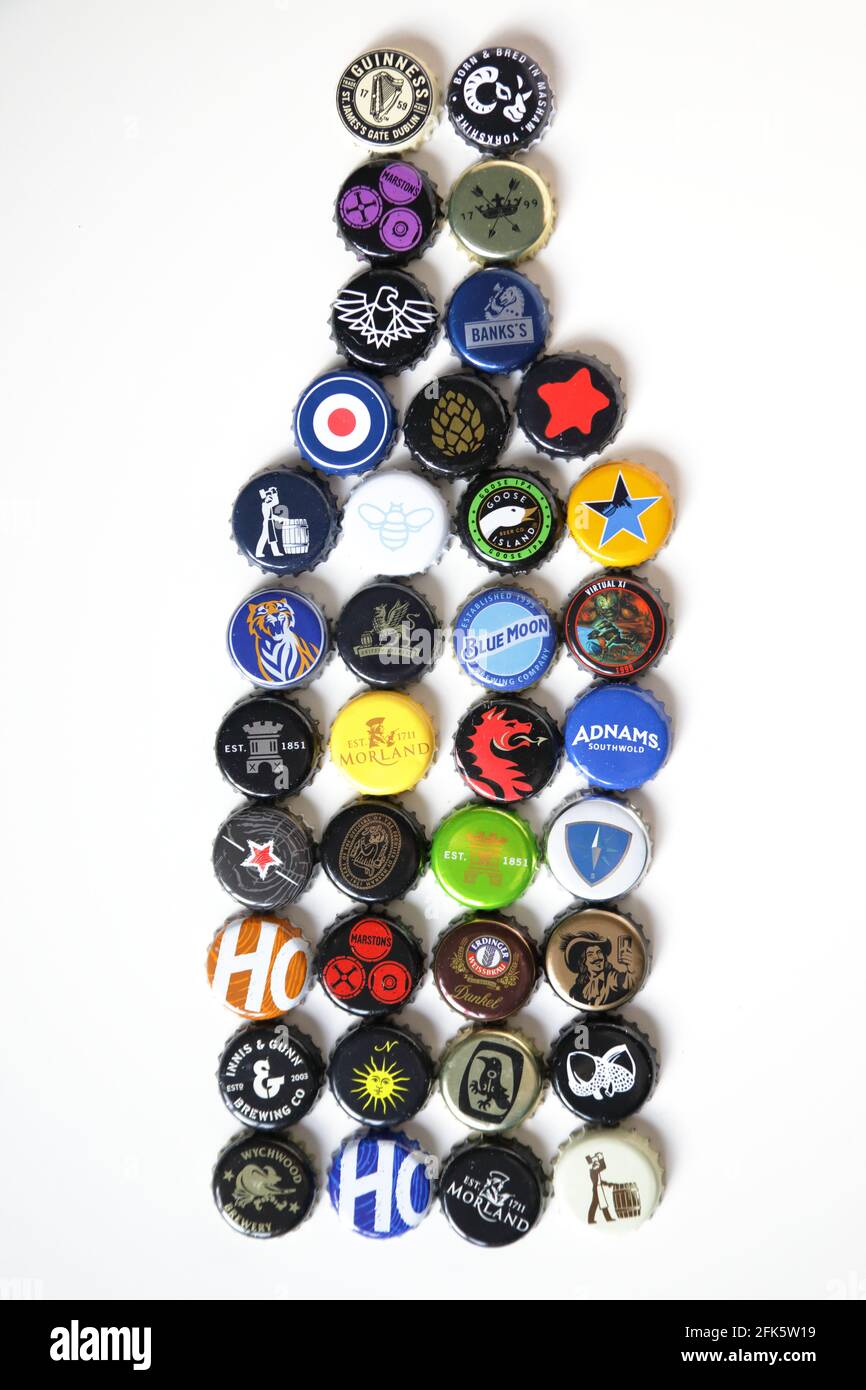 Beer bottle tops hi-res stock photography and images - Alamy