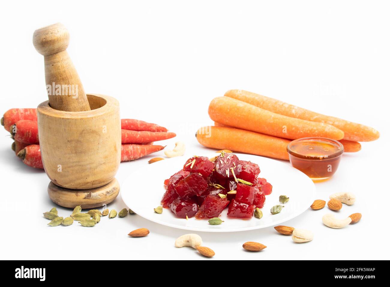 Indian red carrots Cut Out Stock Images & Pictures - Alamy