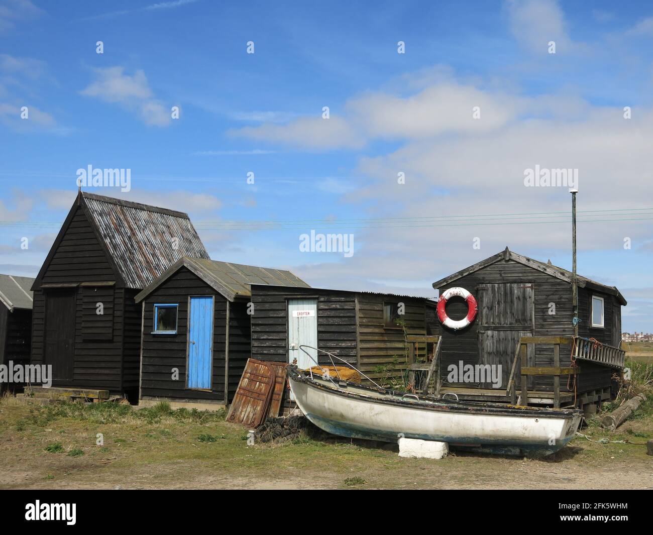Southwold fishing huts hi-res stock photography and images - Alamy