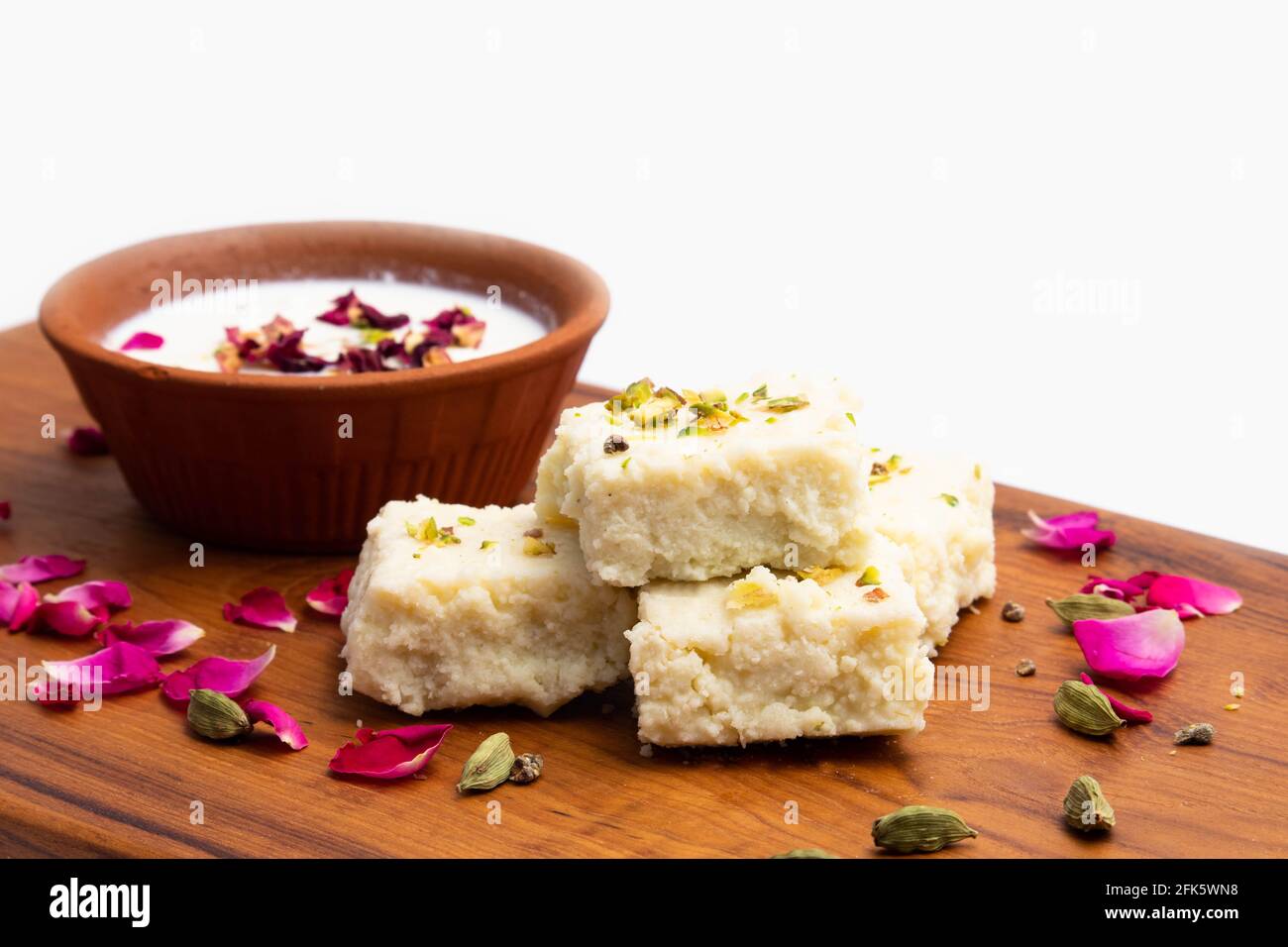 Indian Mithai Hot Kalakand Burfi Also Known As Alwar Mawa Qalaqand ...