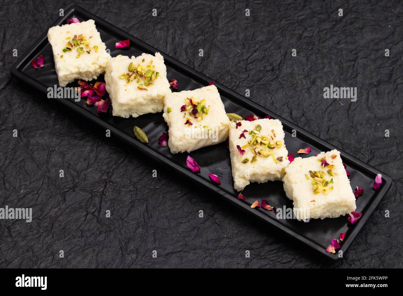 Indian Mithai Hot Kalakand Burfi Also Known As Alwar Mawa Qalaqand ...