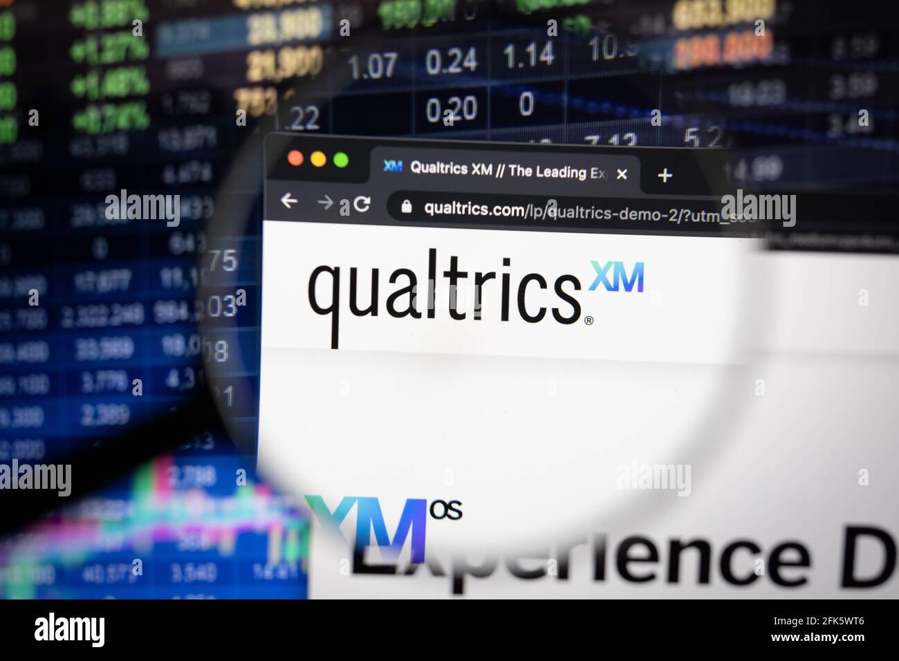Qualtrics logo hi-res stock photography and images - Alamy