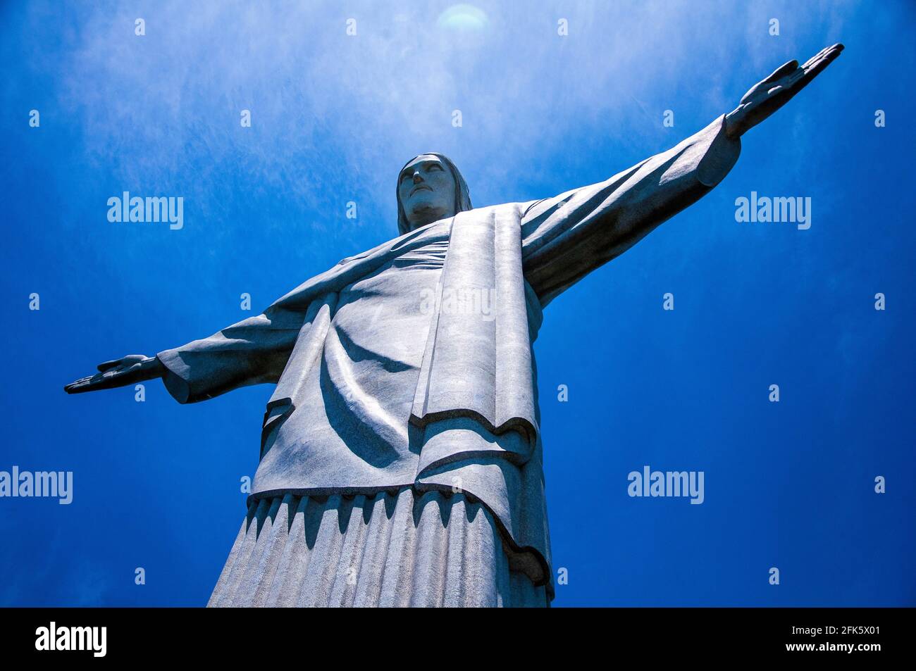 Brasil rio beach christ hi-res stock photography and images - Alamy