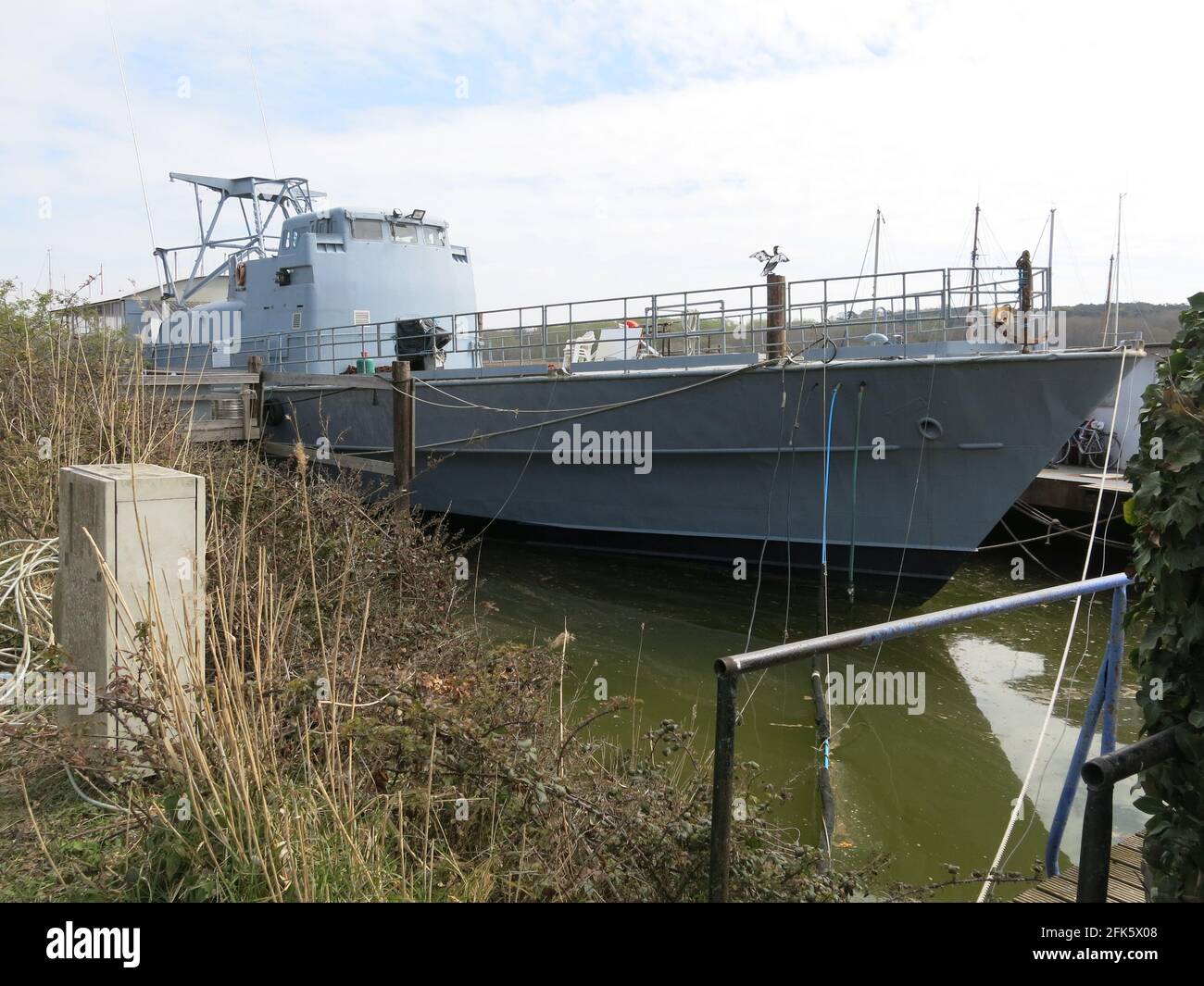After serving in the Swedish Navy, the HMS Vale P155 was brought to ...