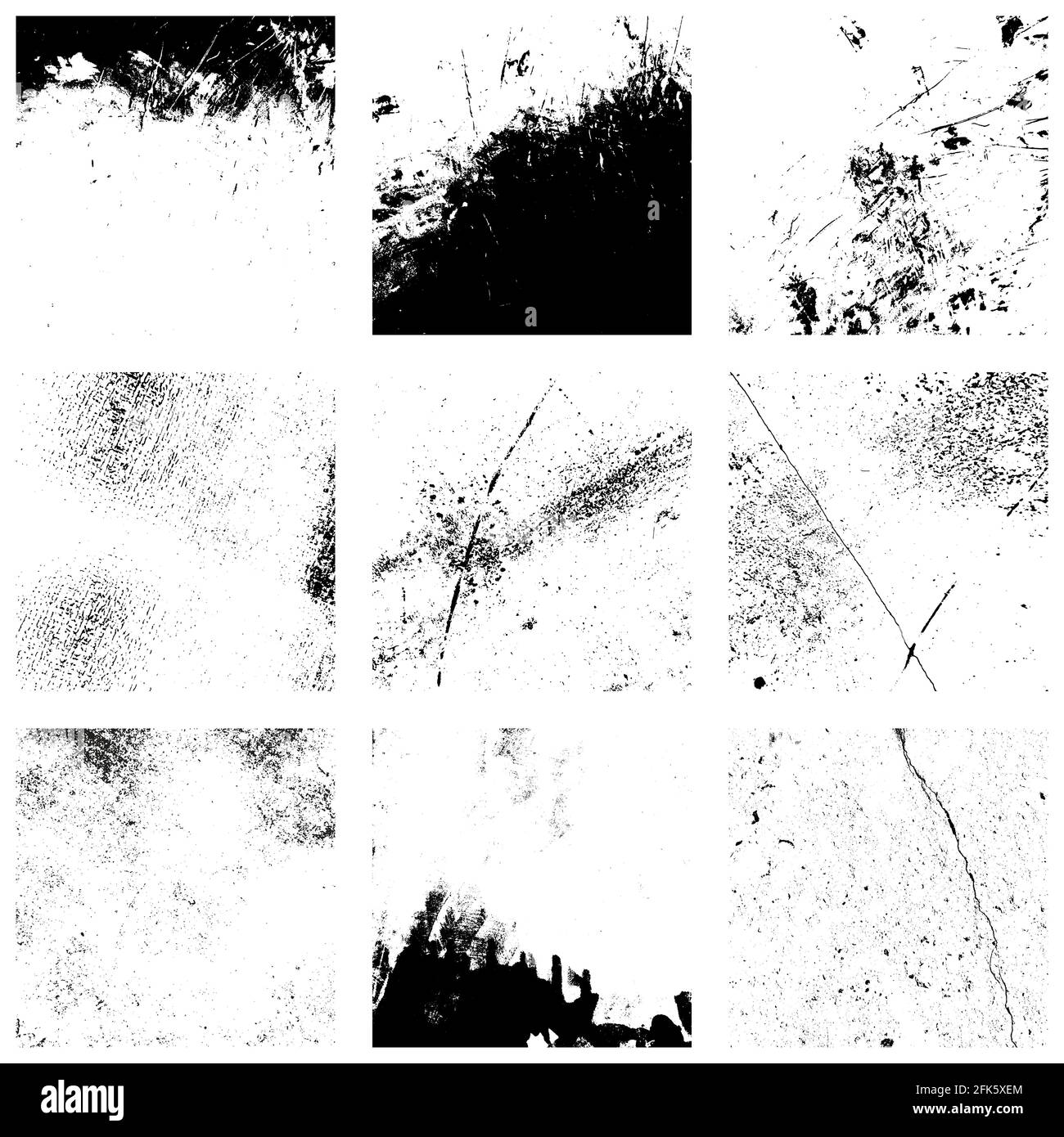 Grunge Overlay Texture Set For Your Design Stock Vector Image & Art - Alamy