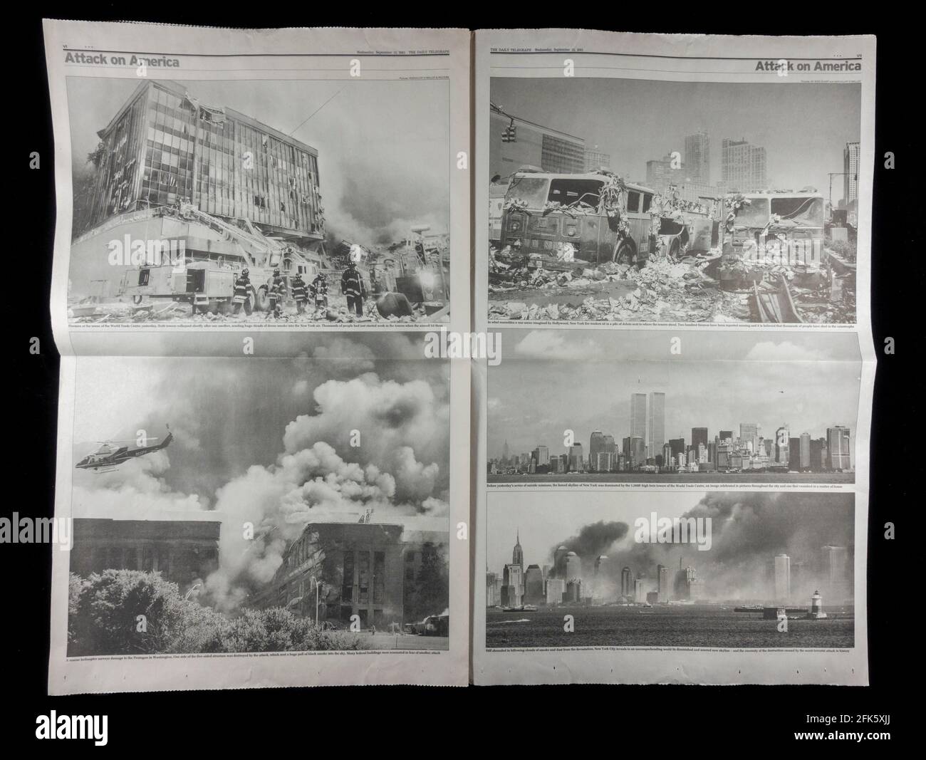 Inside photos pages in a special pullout of The Daily Telegraph ...