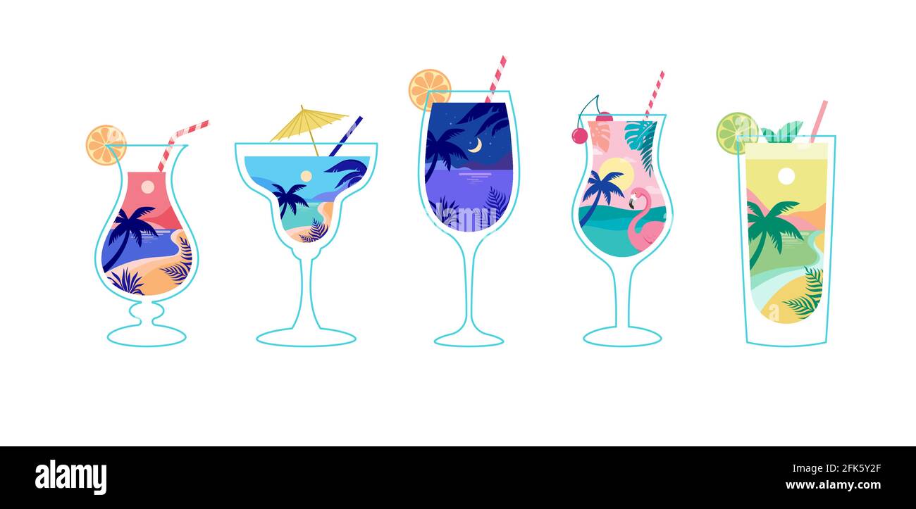 Margarita landscape Stock Vector Images - Alamy